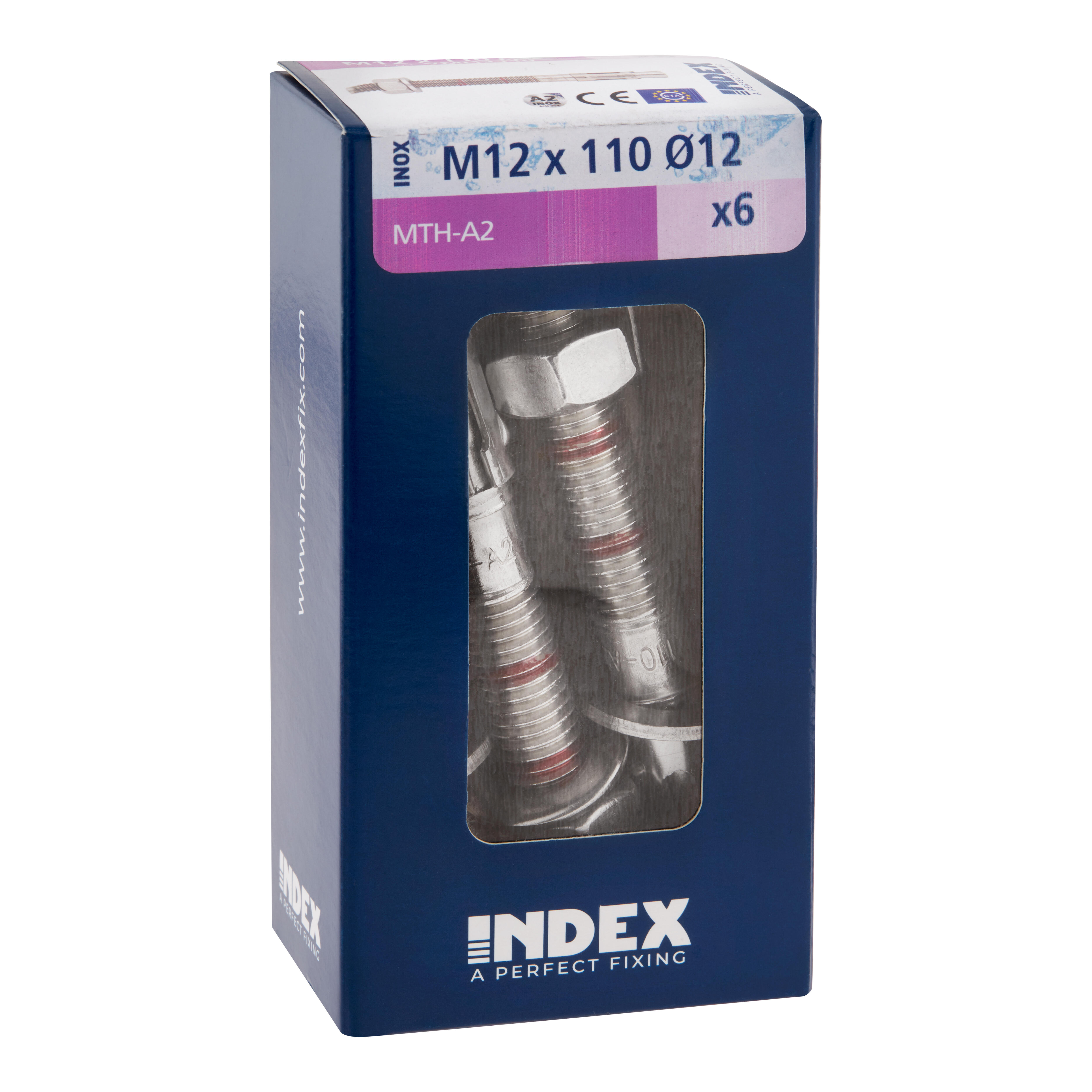ANCLAJE METÁLICO MTA INDEX 12MM X 110MM 6UDS | Obramat