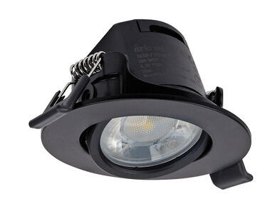 3 spots à encastrer LED Iris D.8 cm variation blancs / intensité rond ...