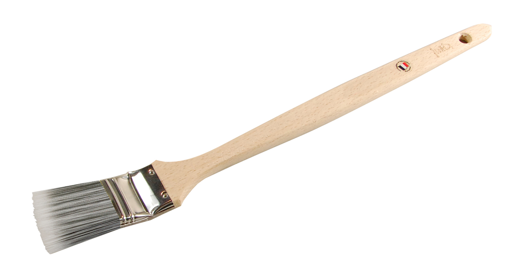 Pinceau coudé pour peindre un radiateur, 30 mm bois FSC ROULOR | Leroy ...