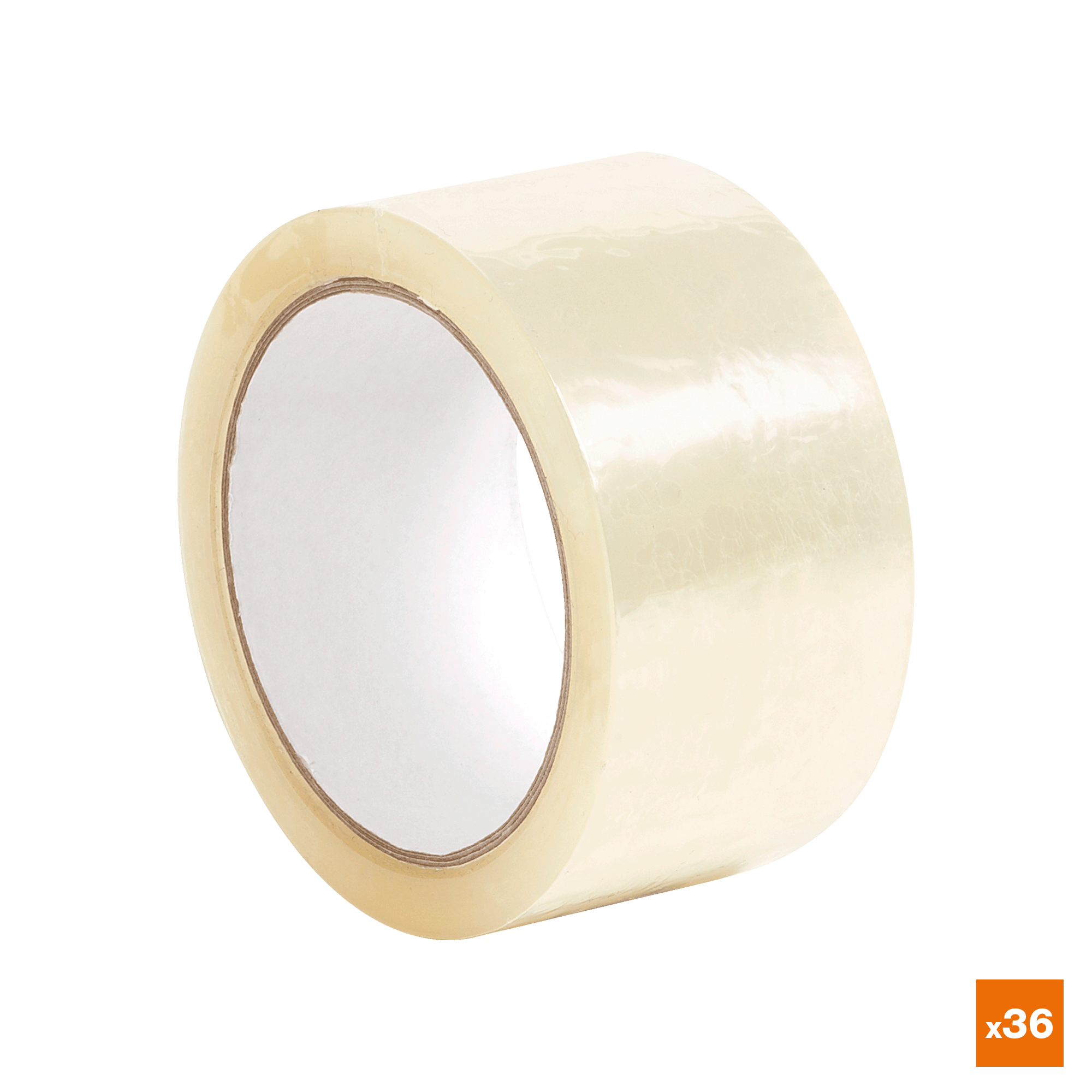 Pack de 36 cintas adhesivas transparentes 50 mm x 66 m | Leroy Merlin