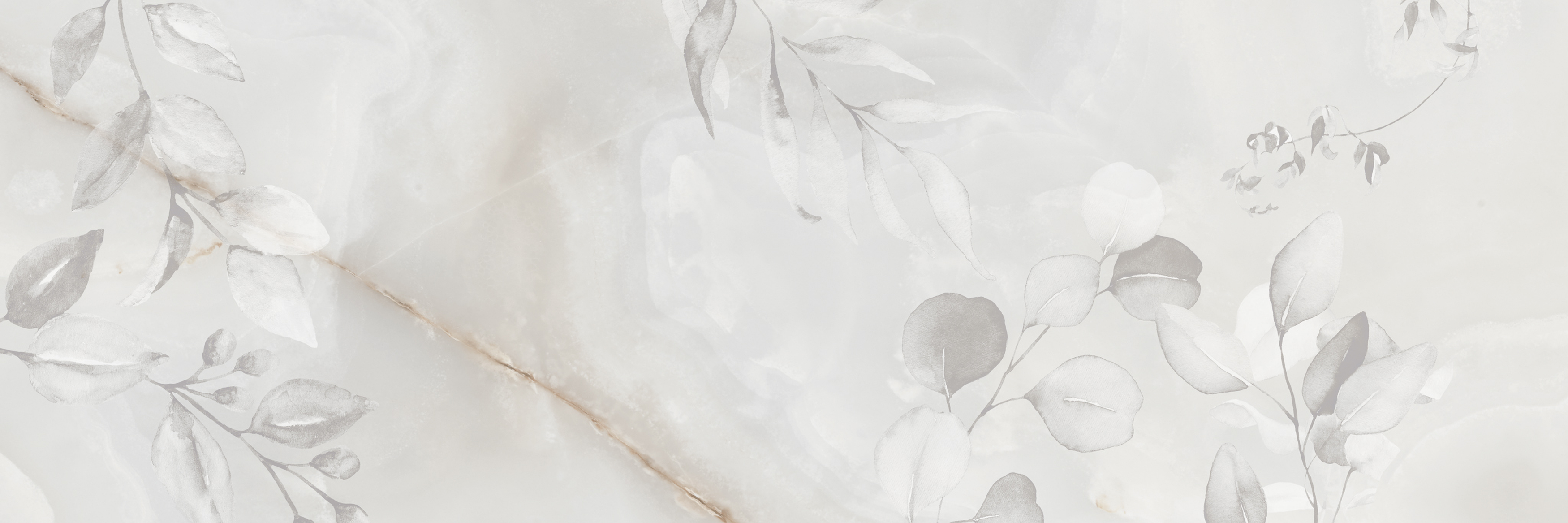 Glazura Quartz Floral Gris 30x90 Keros Ceramica - Leroy Merlin