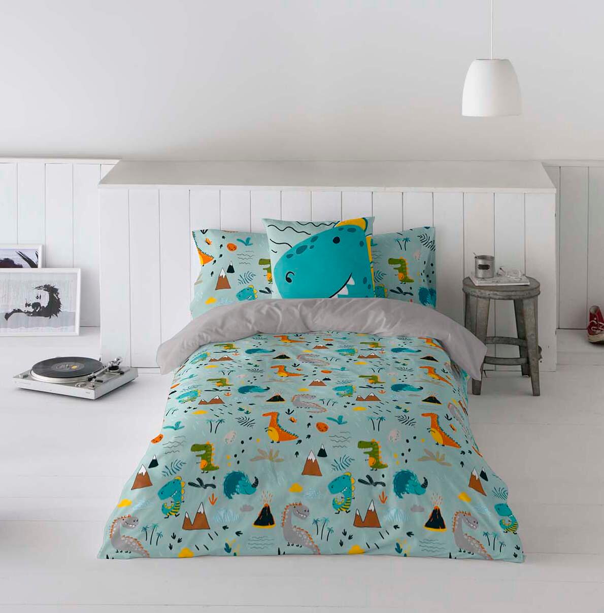 Funda nórdica infantil SAURUS para cama 90 cm | Leroy Merlin