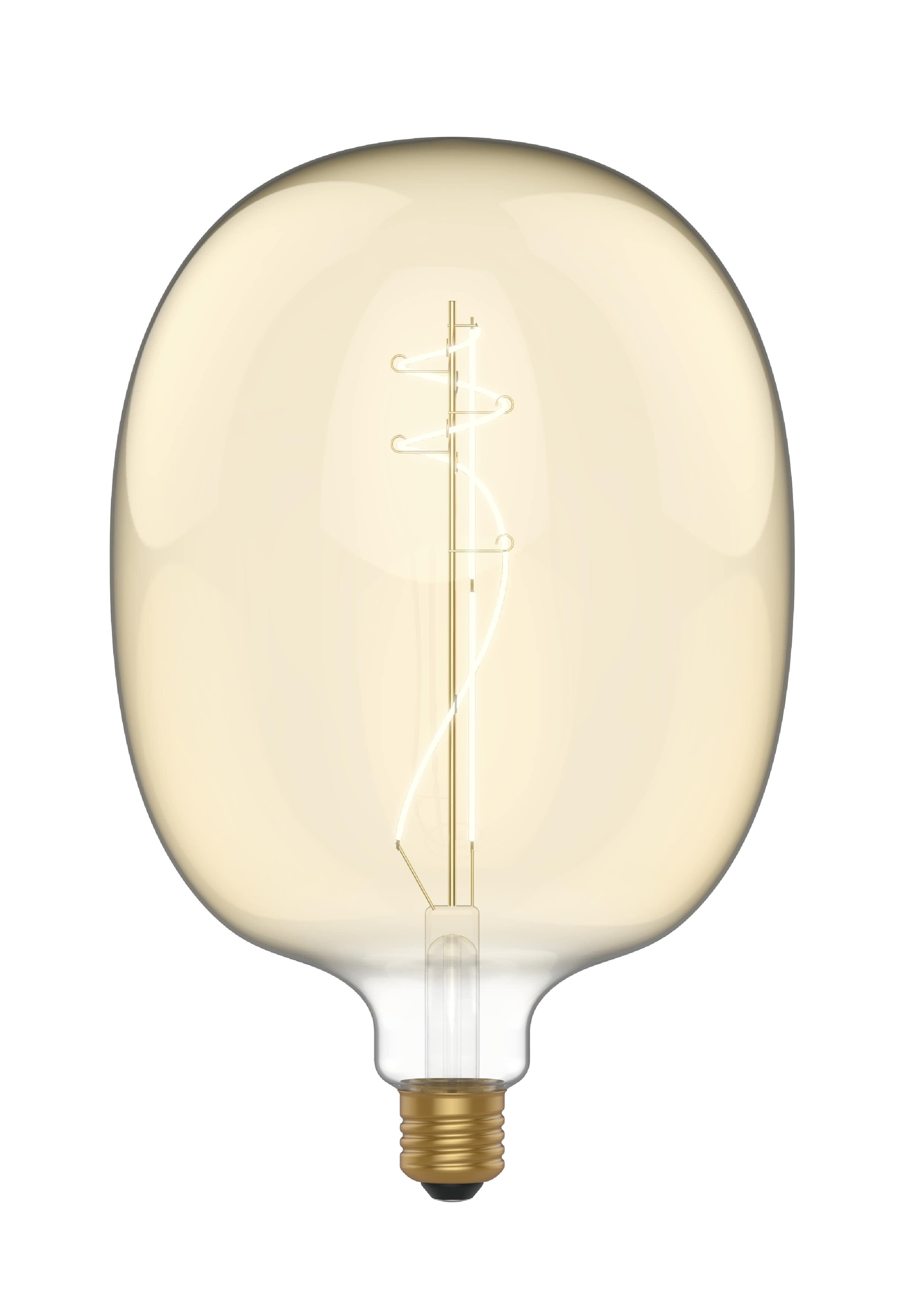 Ampoule led décorative, ovale E27, 1200lm = 83W, blanc chaud, dimmable ...