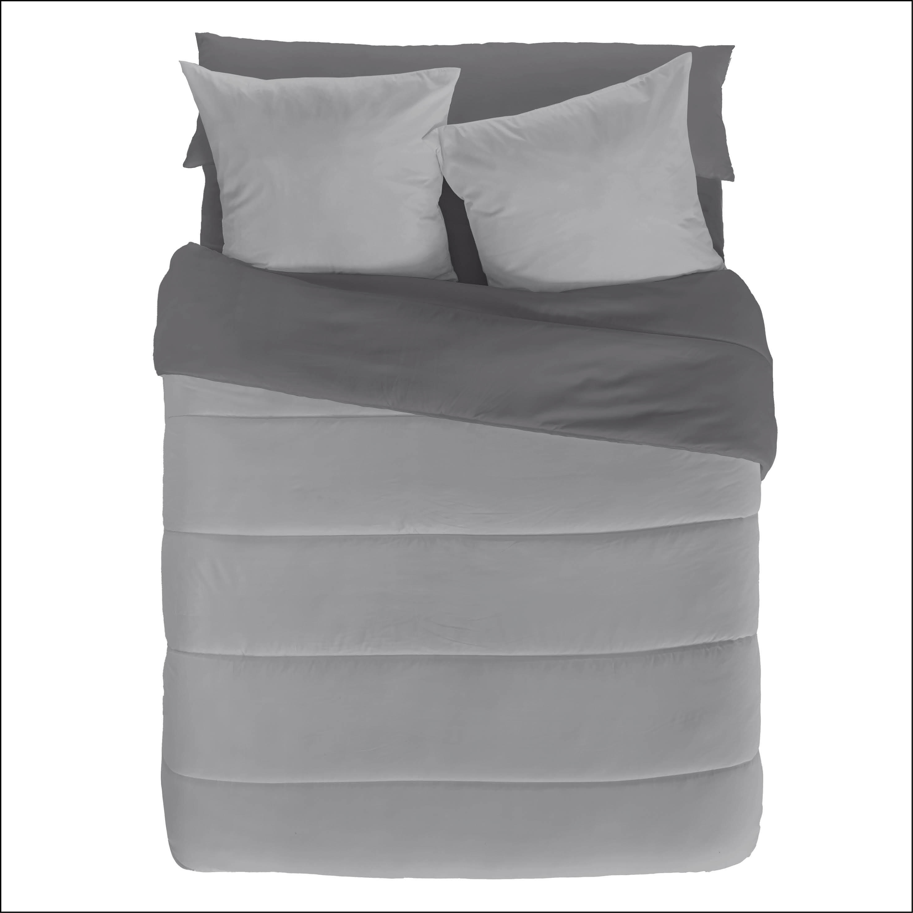 Edredón GRIS 270x260 cm | Leroy Merlin