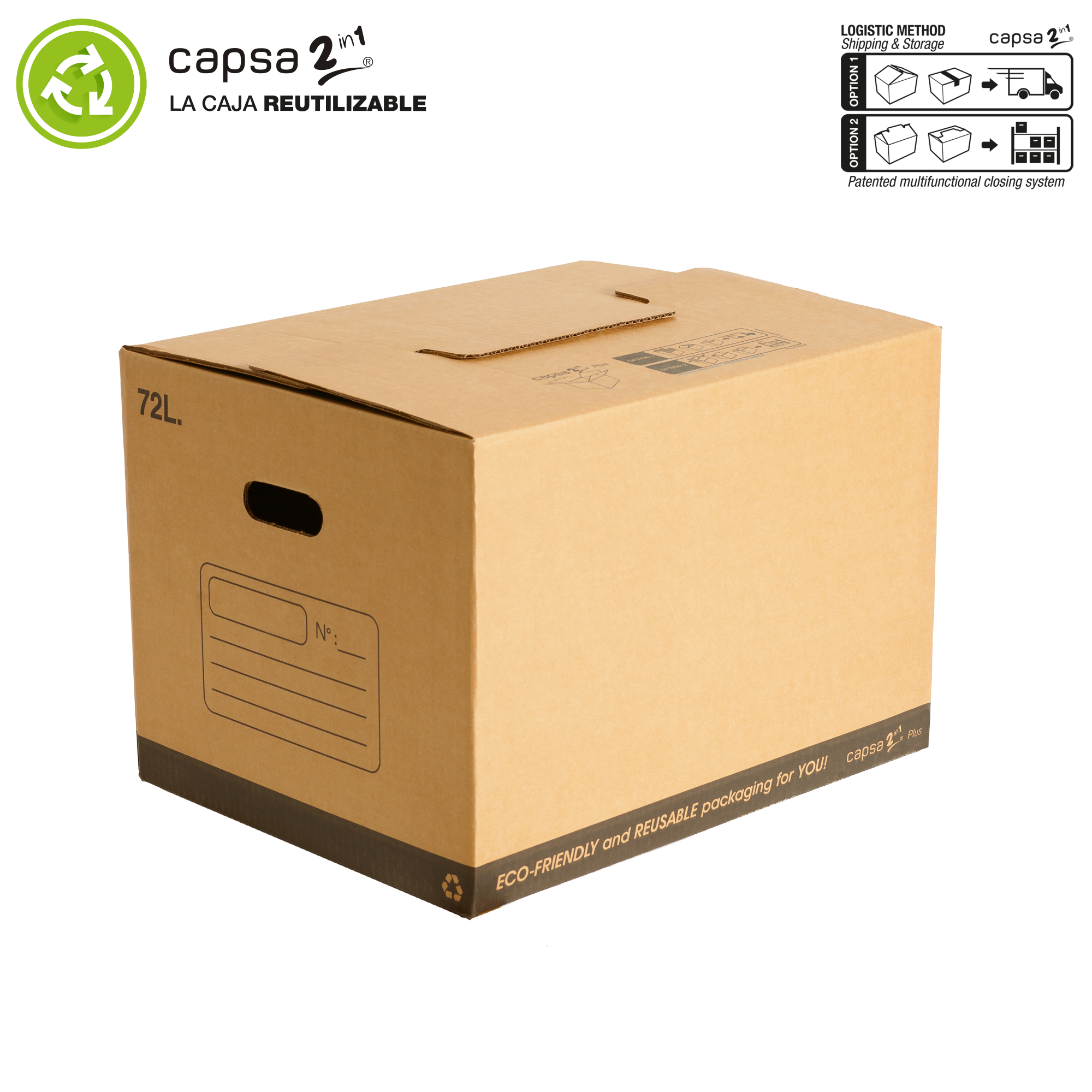 Caja de mudanza de de x40x cm y carga máx. kg | Leroy Merlin