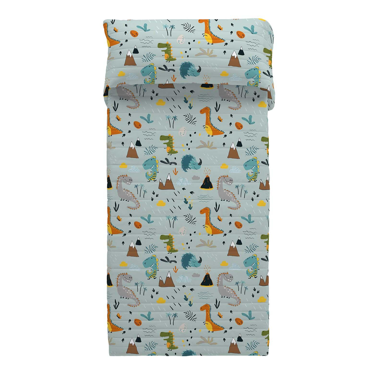 Colcha para cama infantil SAURUS 100% algodón cama 105 cm | Leroy Merlin