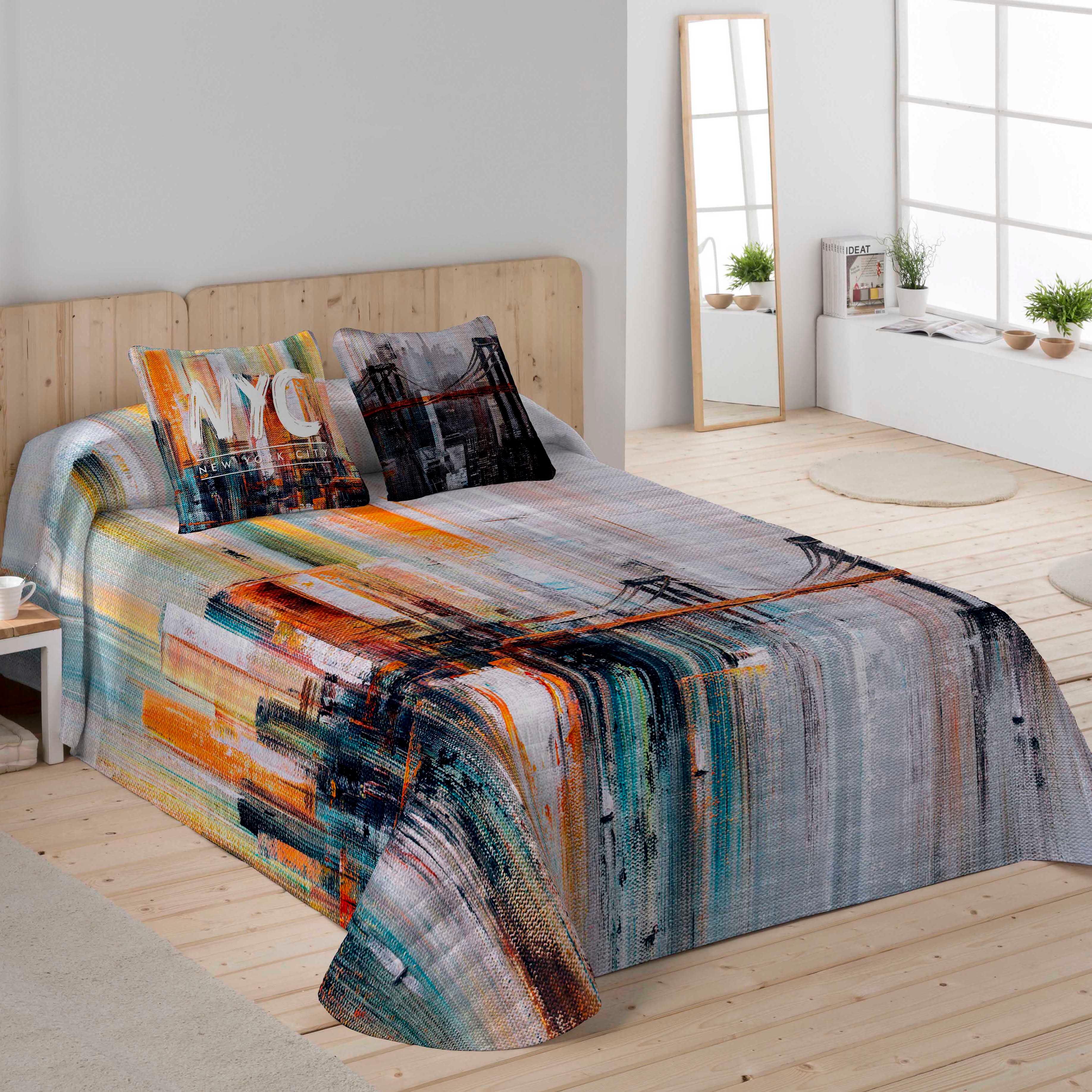 Colcha de cama NY ART para cama 180 cm | Leroy Merlin