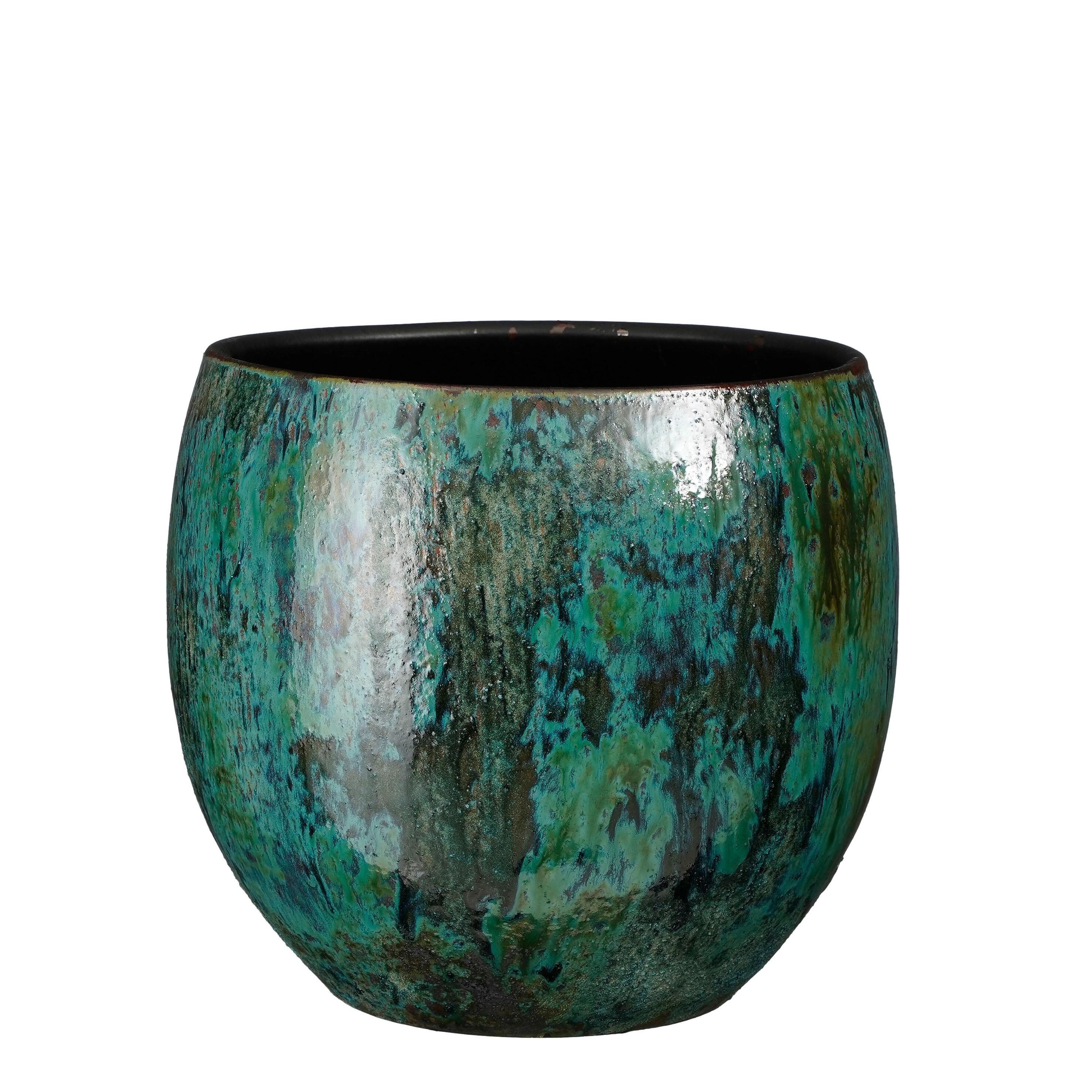 Maceta Red loren azul 28x28cm | Leroy Merlin