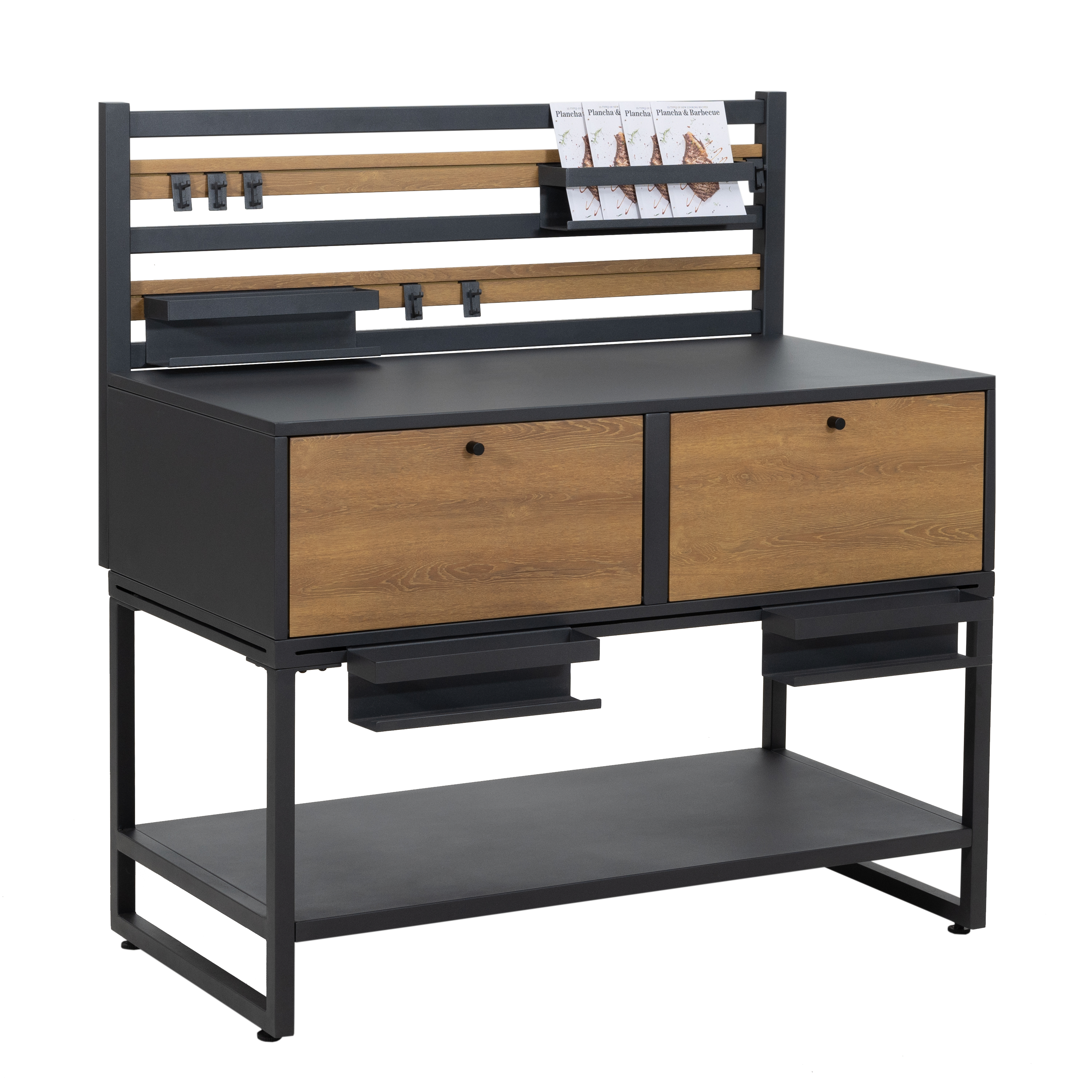 Módulo mesa cocina de exterior Lykos NATERIAL de 63x127x120 cm | Leroy ...