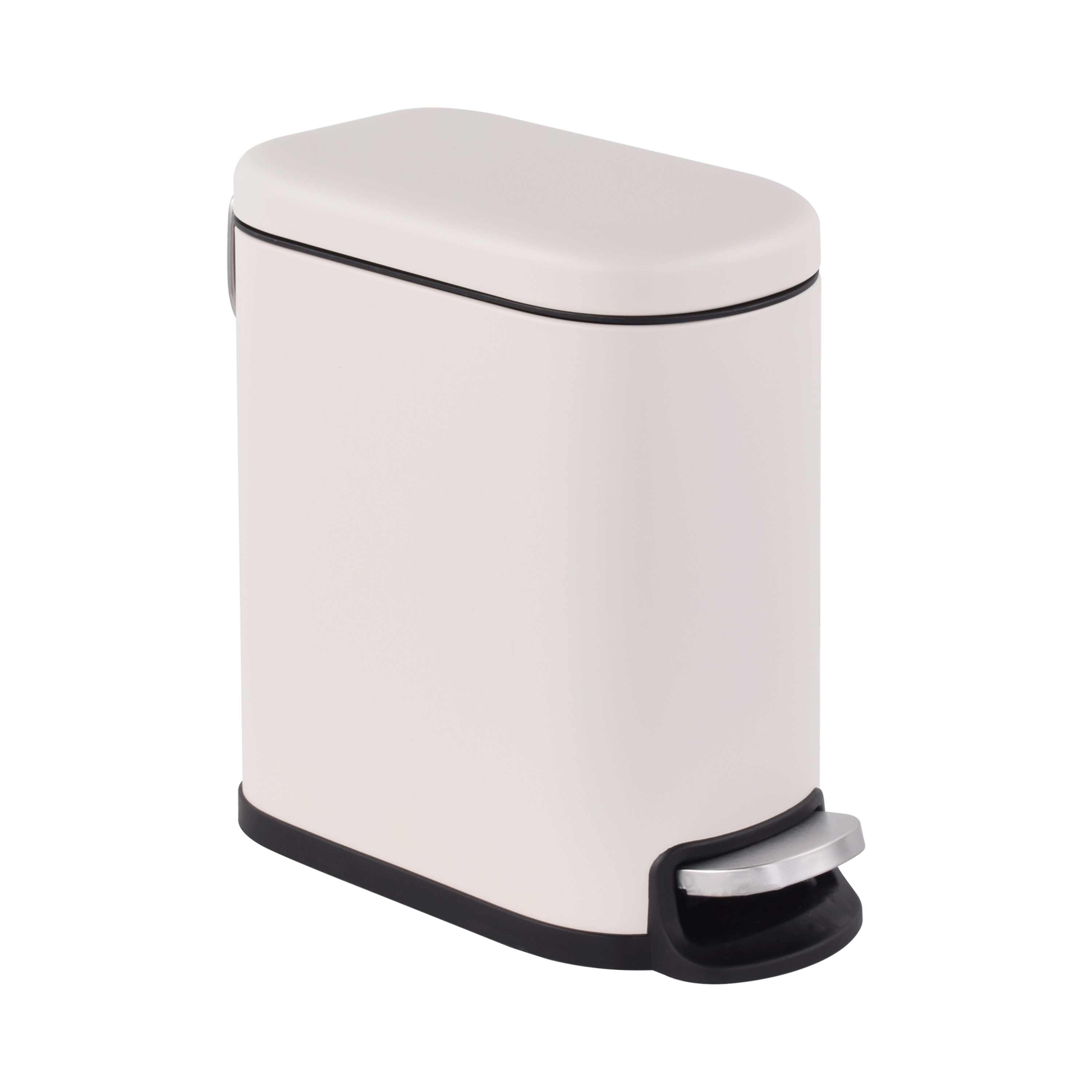 Cestino da bagno a pedale remix SENSEA beige 5 L in acciaio | Leroy Merlin