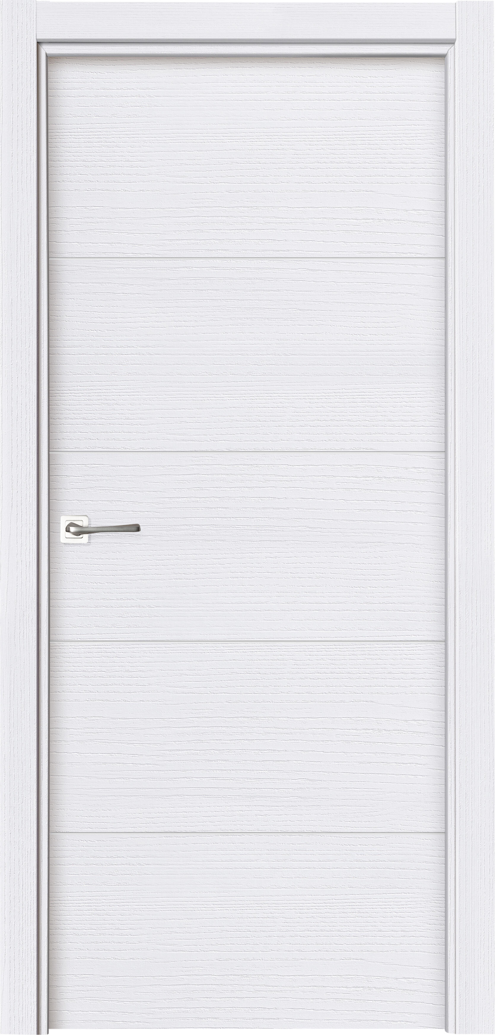 Puerta interior abatible Lucerna Nordic blanco Line derecha 62.5cm ...