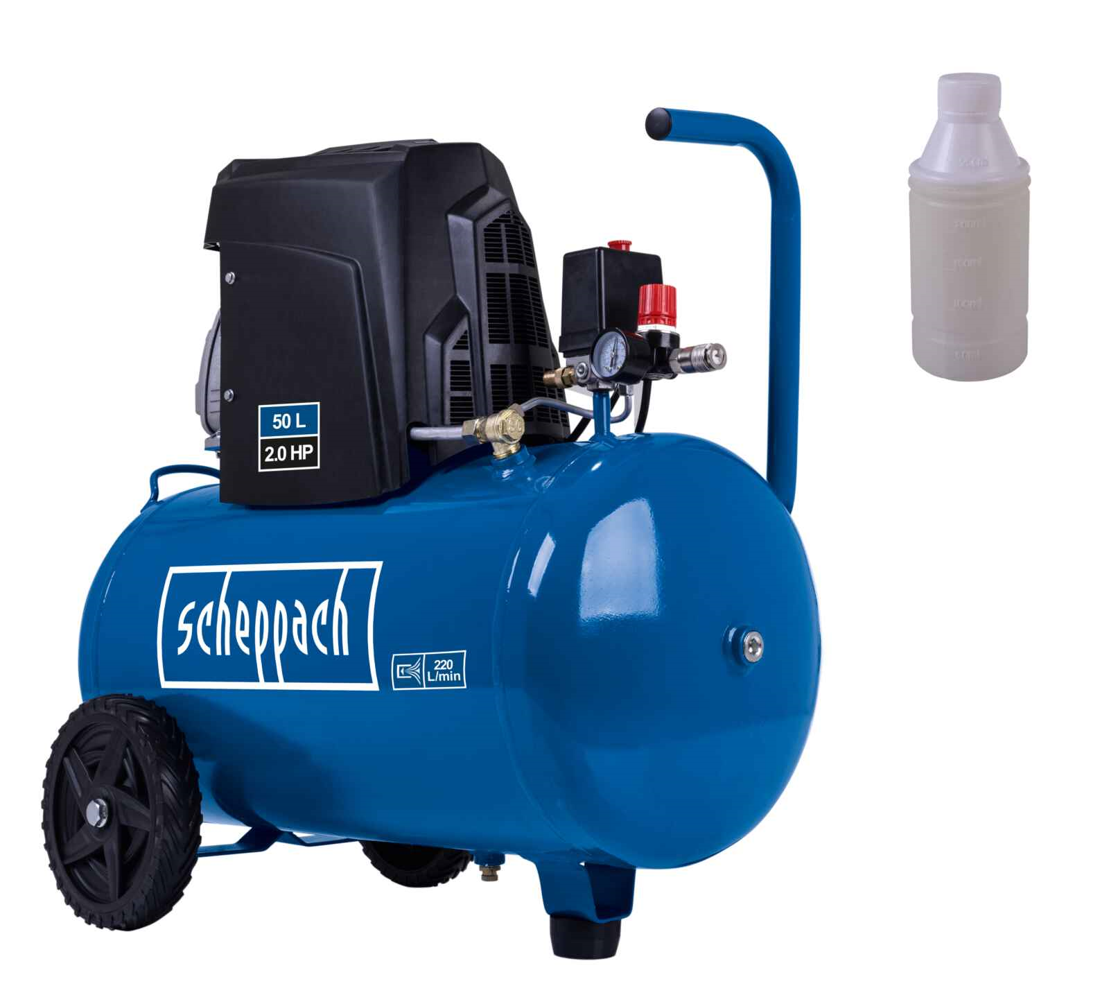 Compresseur d'atelier SCHEPPACH 50L HC65 | Leroy Merlin