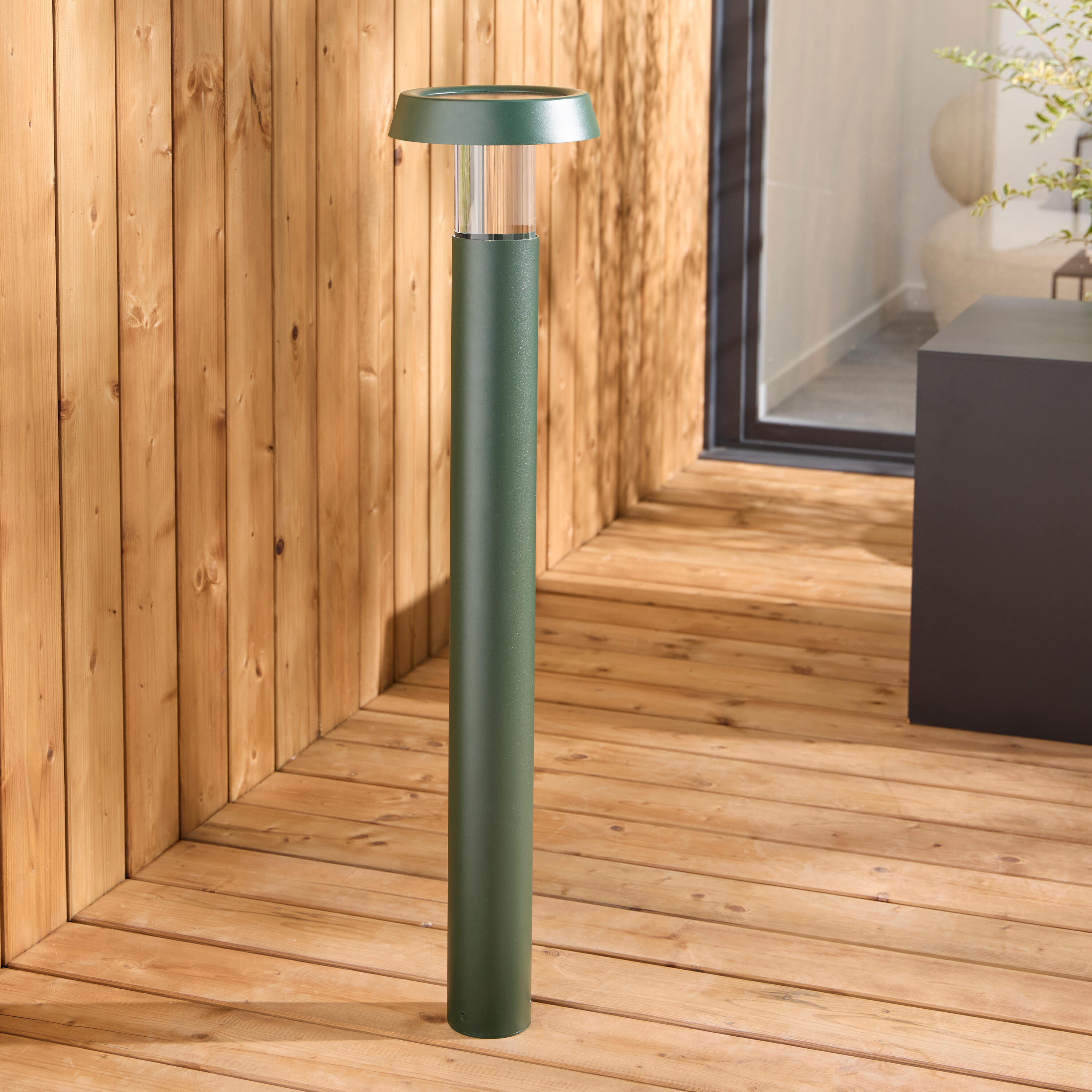 Farola solar de jardín exterior LED Marga INSPIRE de aluminio verde ...