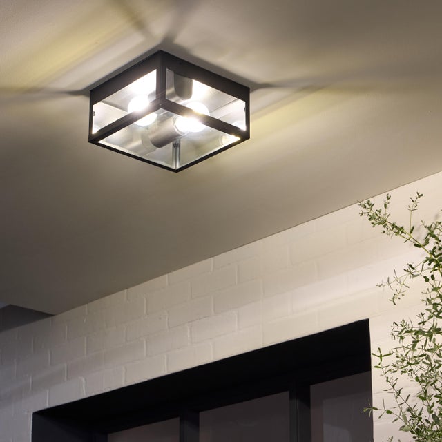 Plafón exterior: iluminación resistente a la intemperie y fácil instalación