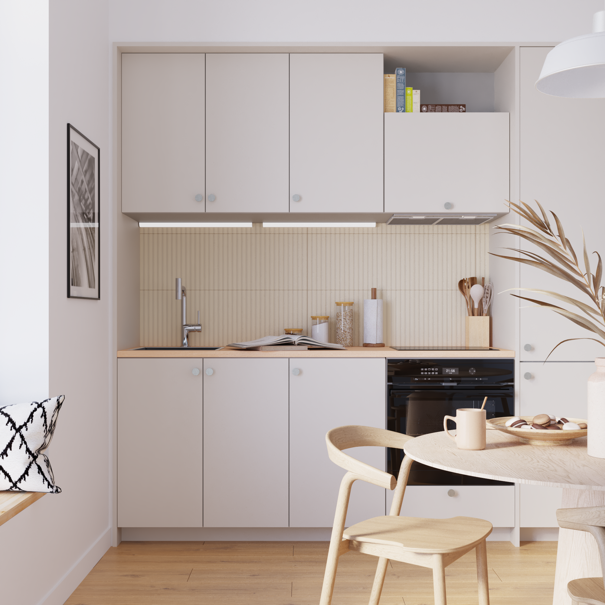 Carrelage mur intérieur effet relief strié beige Arctic l.30 x L.90 cm ...