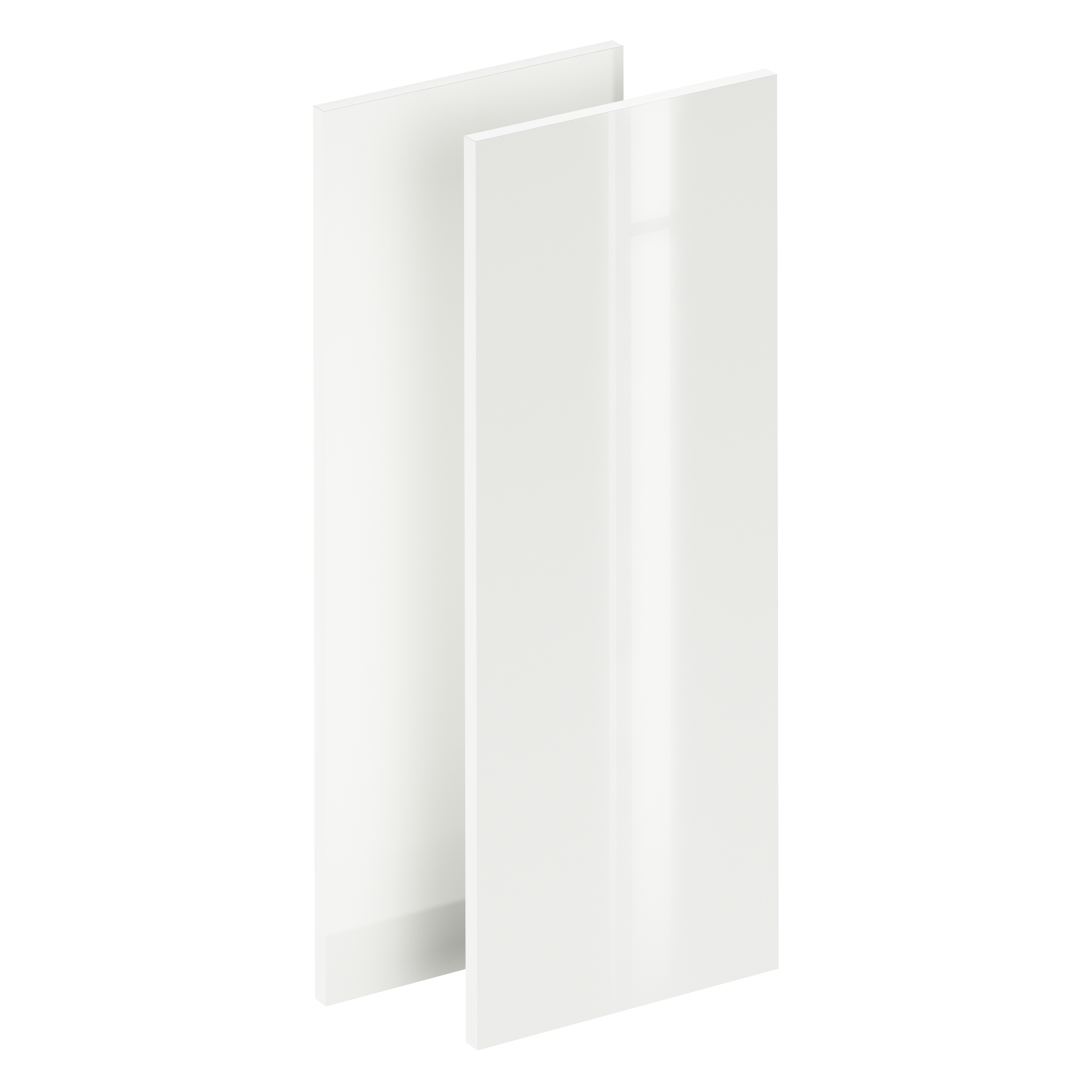 Porte de cuisine Sydney blanc brillant H.29.8 x l.76.5 cm | Leroy Merlin