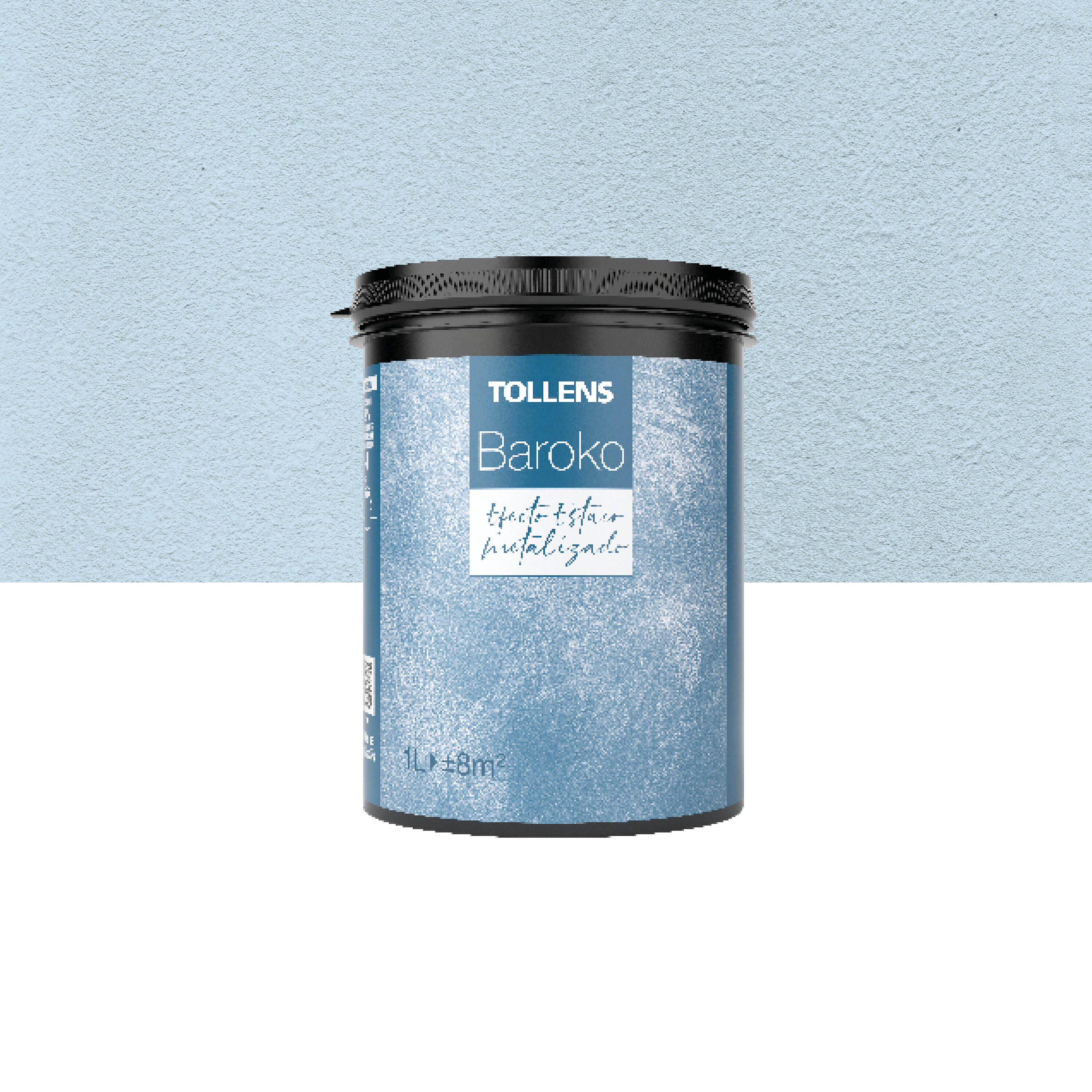 Pintura decorativa Baroko Estuco Metalizado TOLLENS 1L Color a tu gusto ...