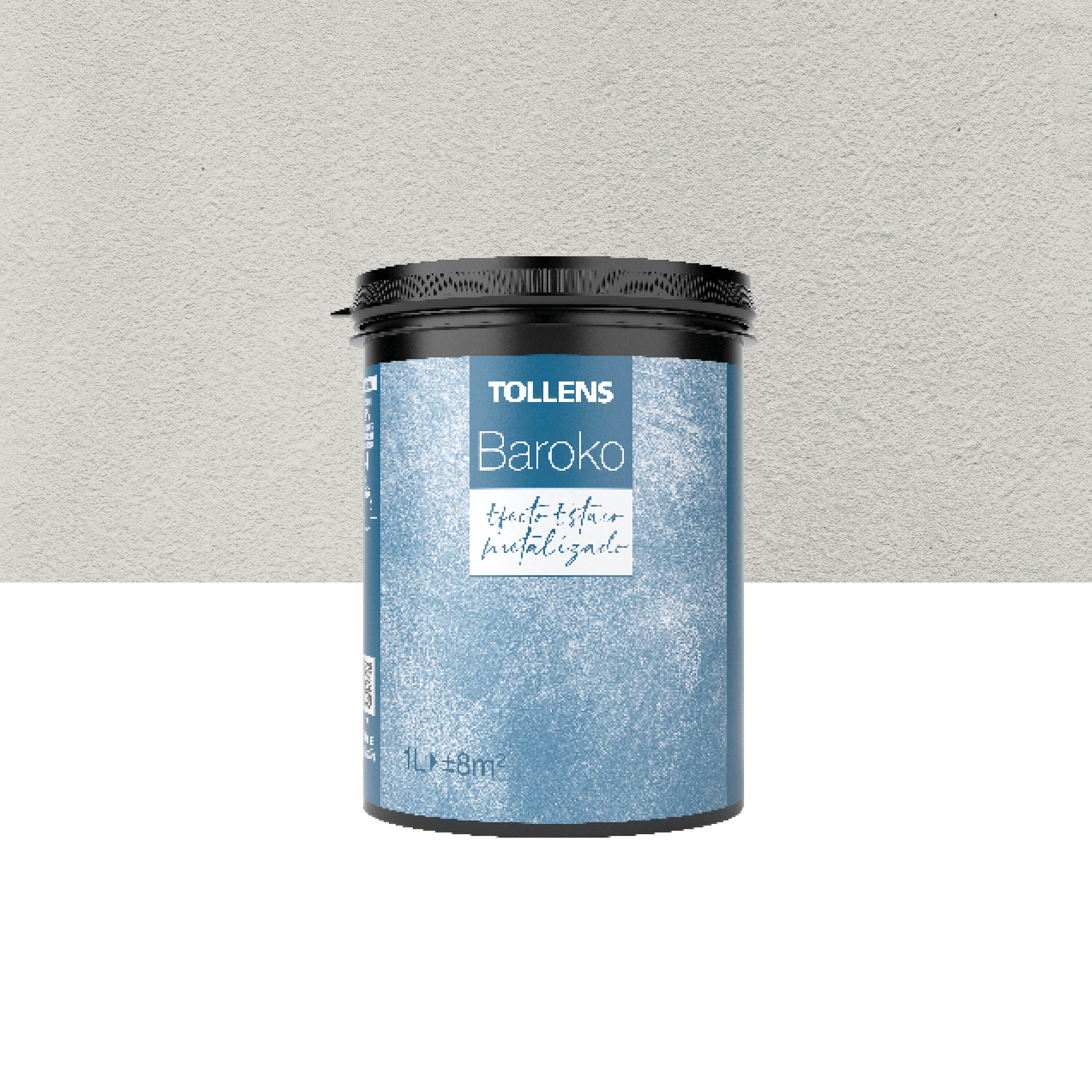 Pintura decorativa Baroko Estuco Metalizado TOLLENS 1L Color a tu gusto ...