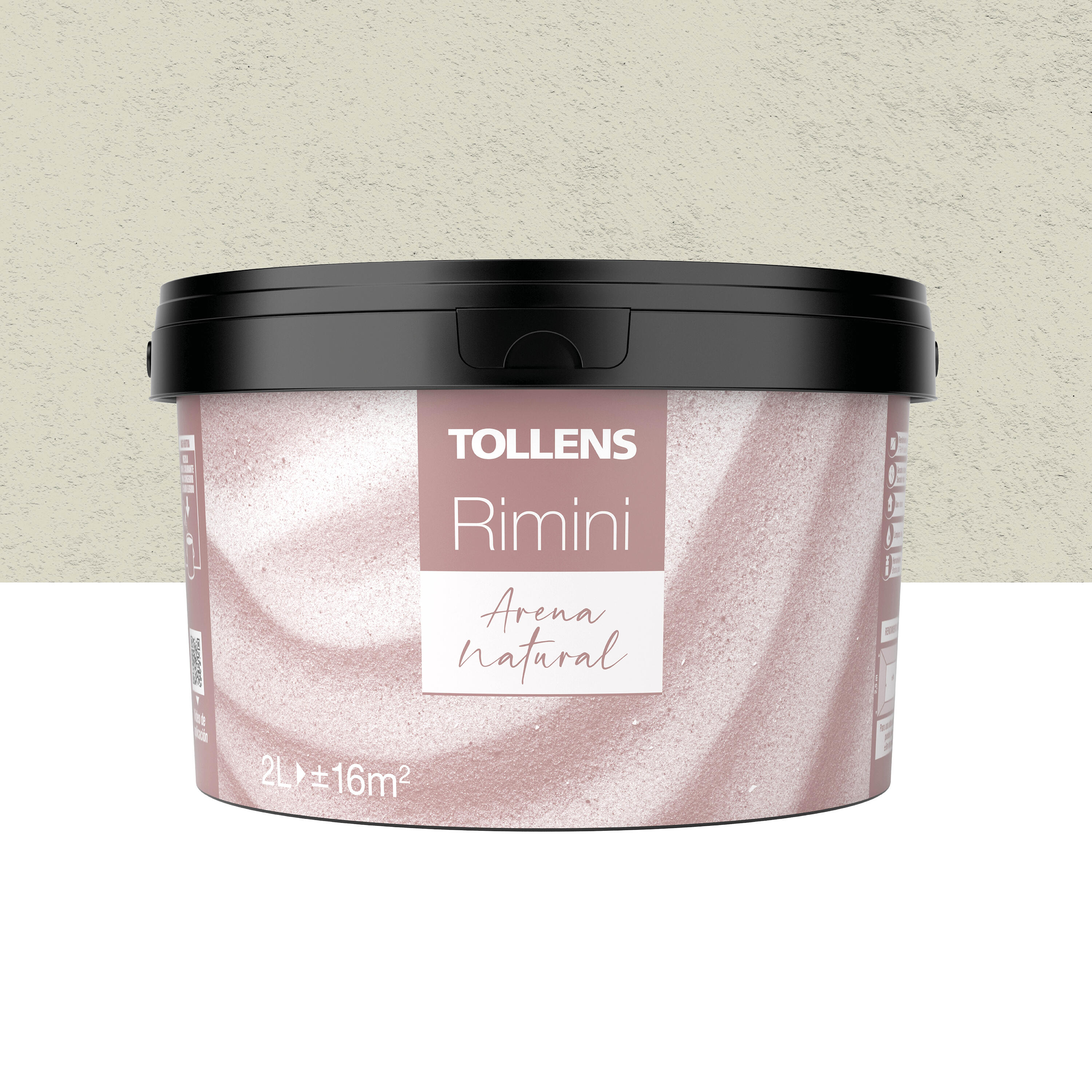 Pintura decorativa Rimini Arena Natural TOLLENS 2L Color a tu gusto ...
