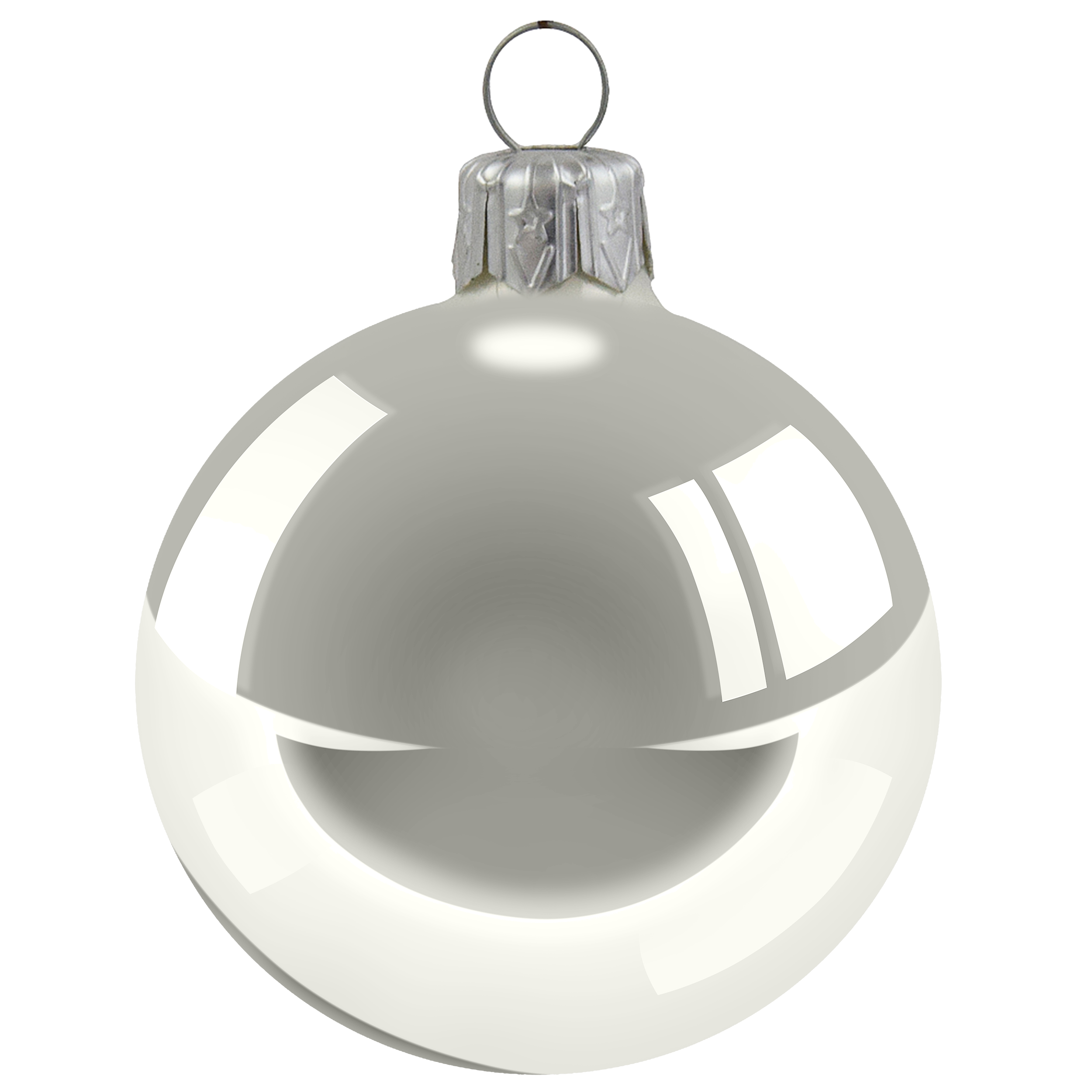 Bombki szklane 6cm 20szt. białe tuba Vitbis - Leroy Merlin