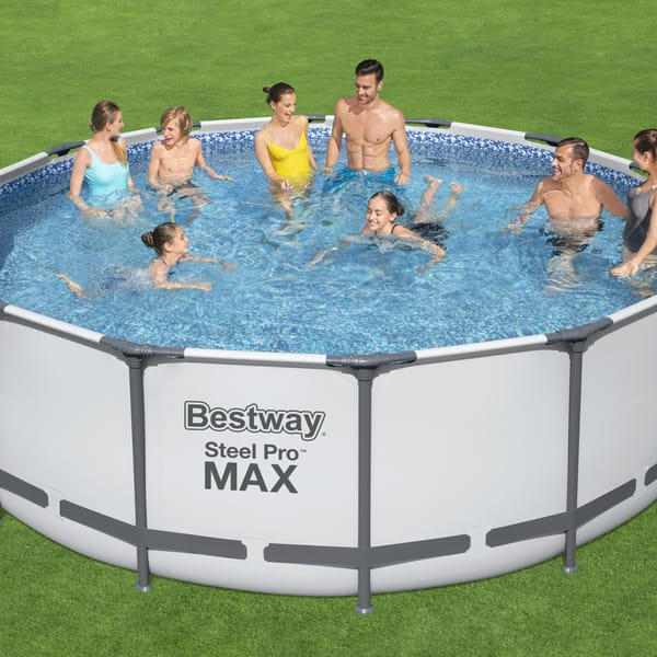 Basen ogrodowy, okragły Bestway 56418 Steel Pro Max 366x100cm - Leroy Merlin