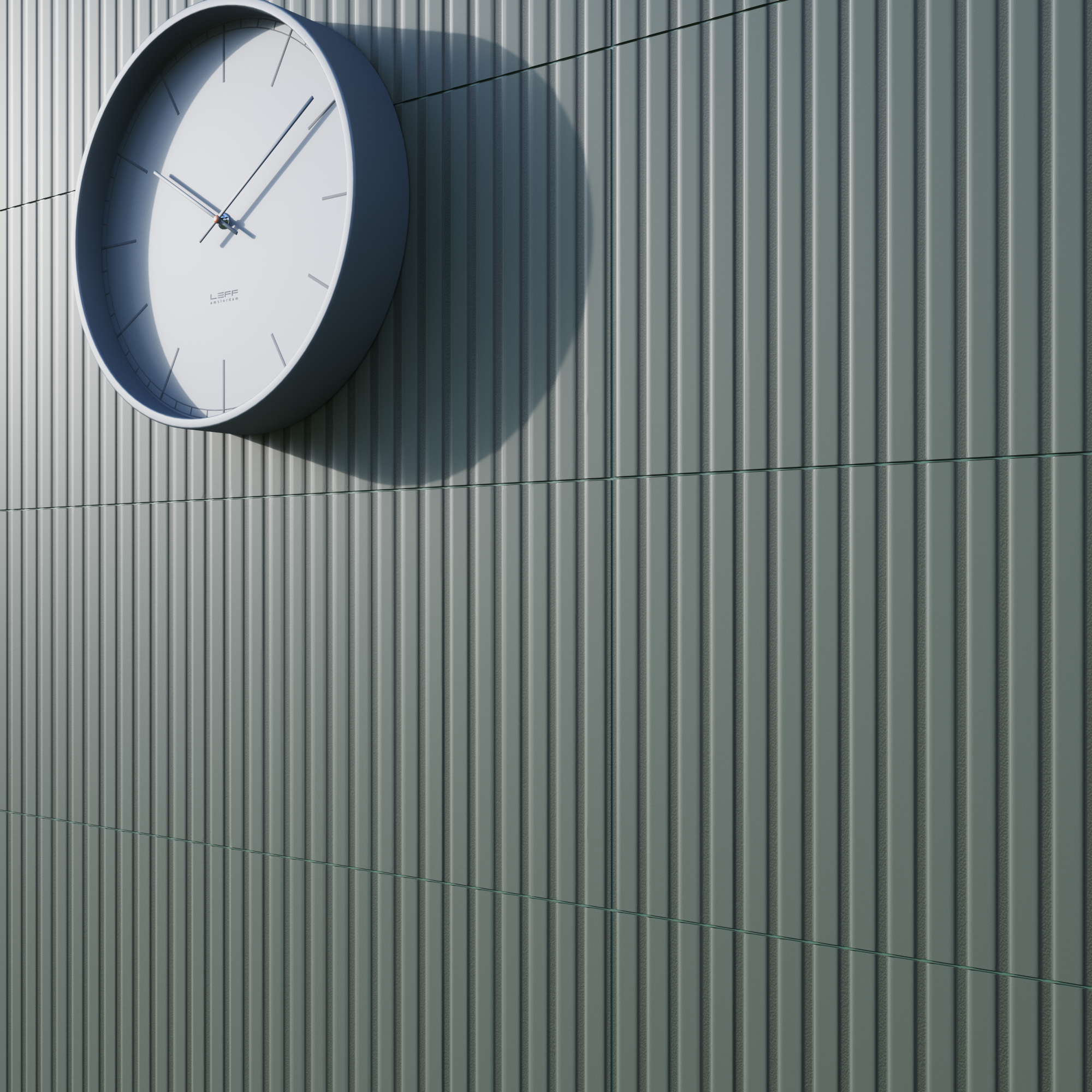 Carrelage mur int effet relief strié vert botanic Arctic l.30 x L.90 cm ...