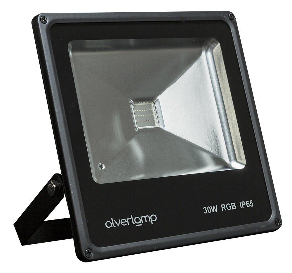 Proyector LED exterior orientable ALVERLAMP LPRO RGB rectangular 30W ...