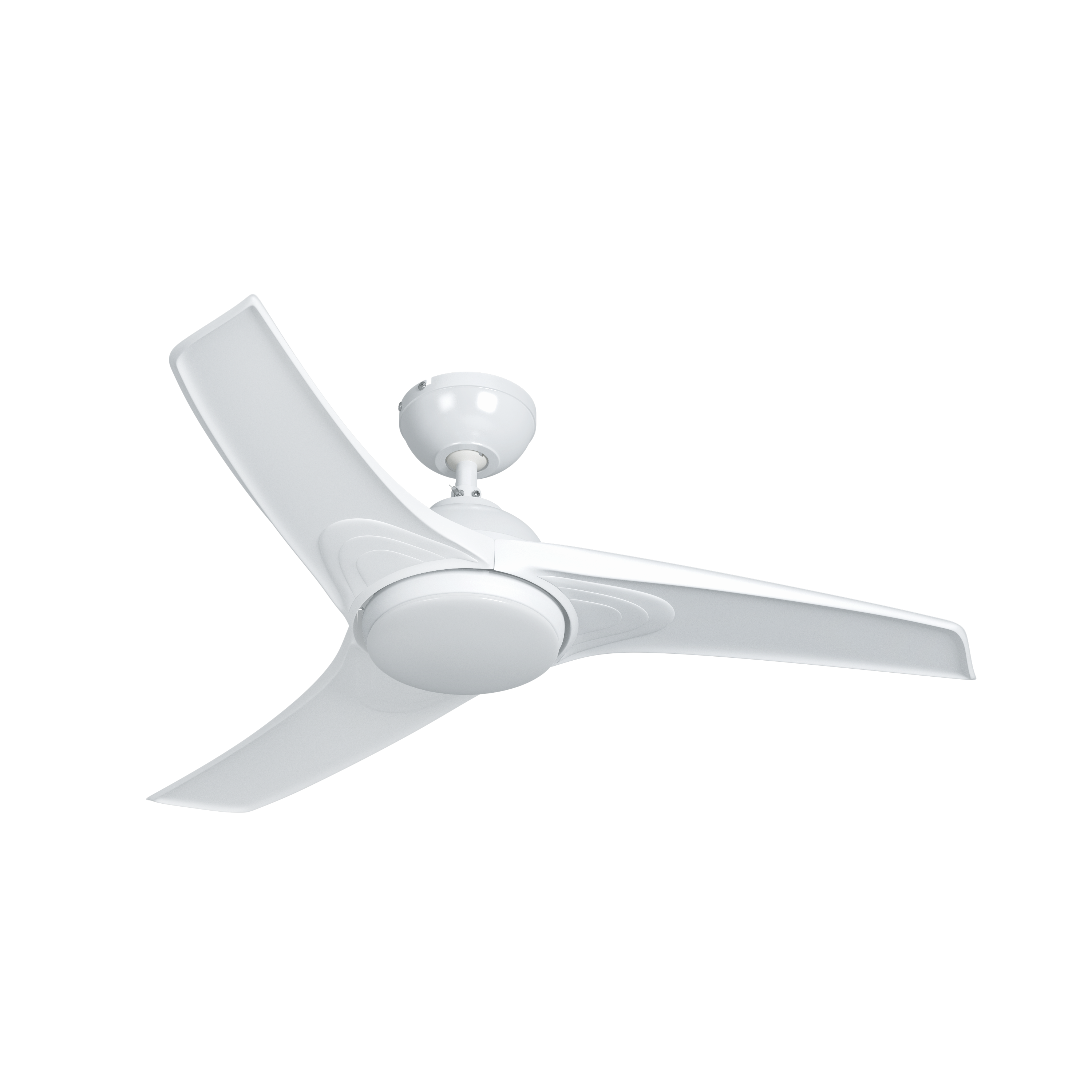 Ventilador de techo con luz motor DC INSPIRE Aruba Plus blanco 112 cm ...