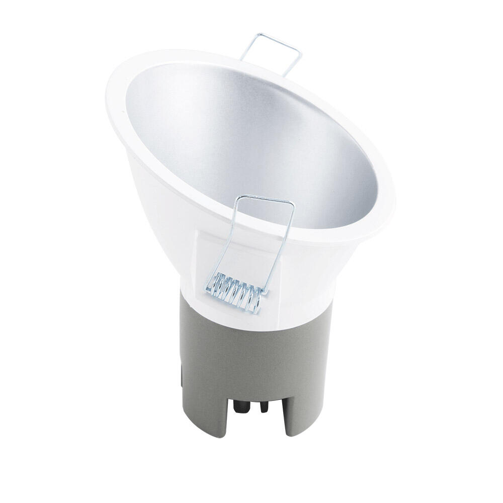 Downlight LED empotrable ALVERLAMP LOP gris redondo 768 lm 6 W luz ...