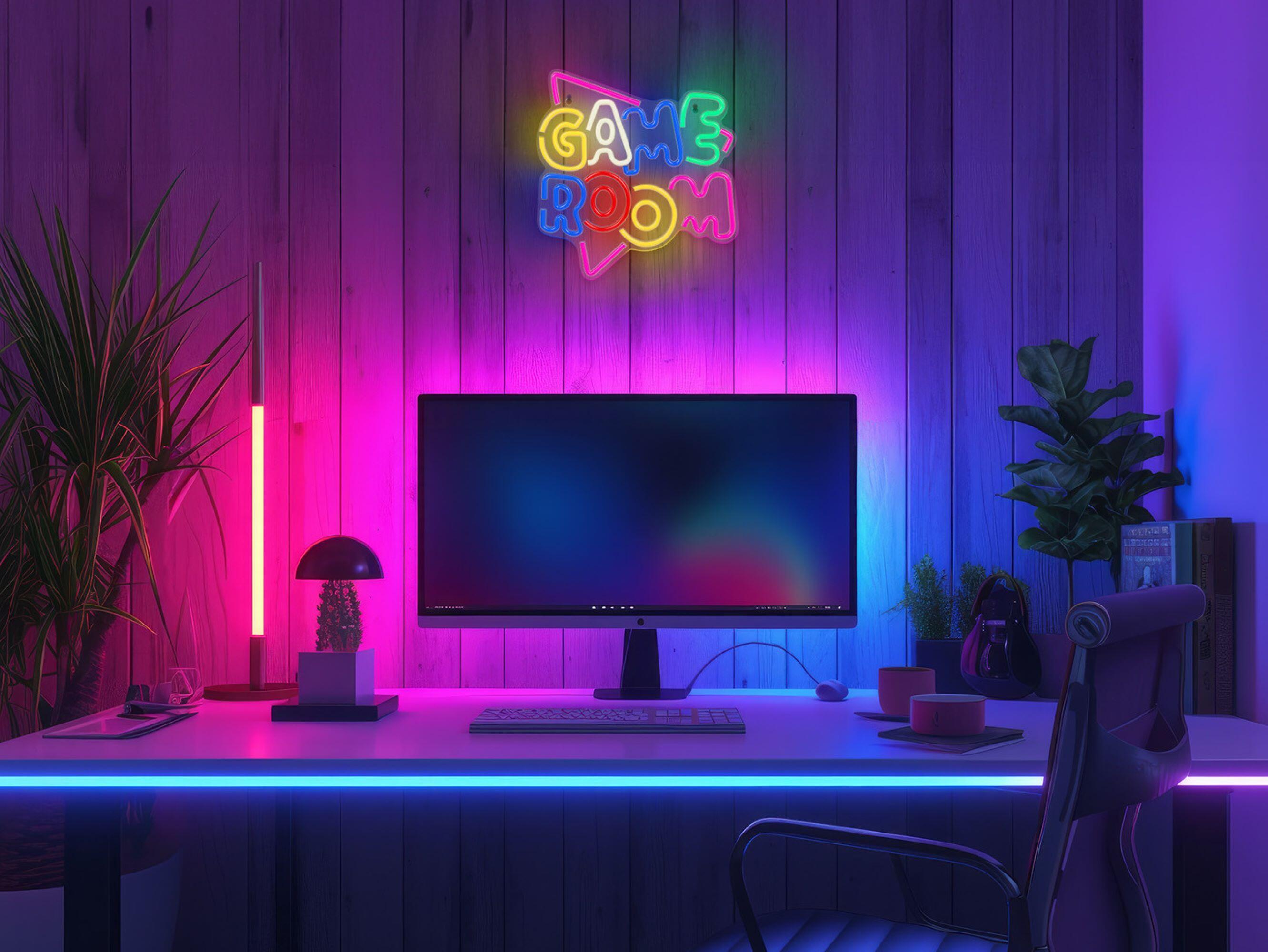Tira de led neón Game Room multicolor 1 lm IP20 | Leroy Merlin