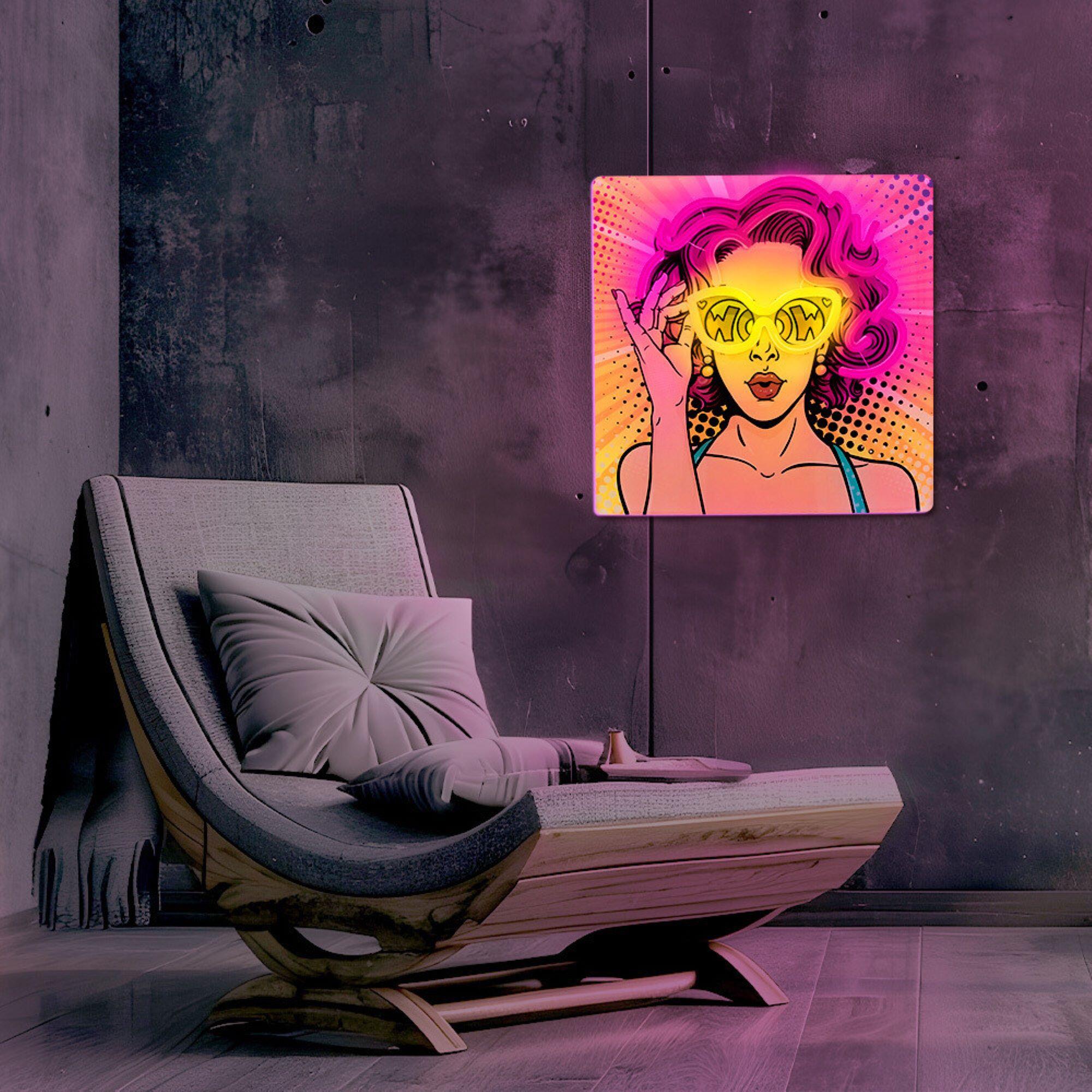 Tira de led neón Power Woman multicolor 1 lm IP20 | Leroy Merlin