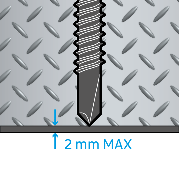 14 vis inox tête ronde phillips, STANDERS, Ø4.8 x L.19 mm | Leroy Merlin
