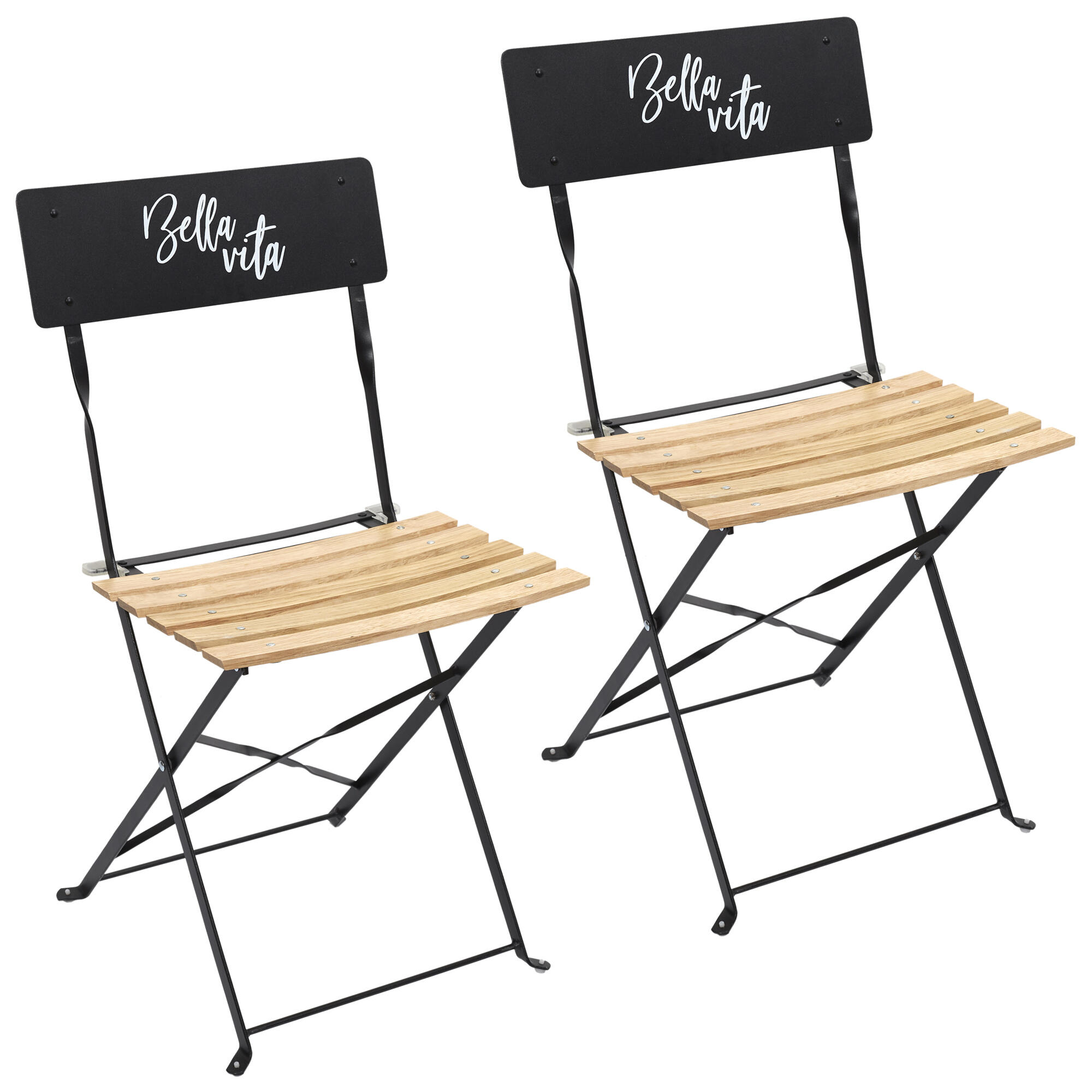 Pack de 2 sillas plegables Bella Vit de 42x81x48 cm | Leroy Merlin
