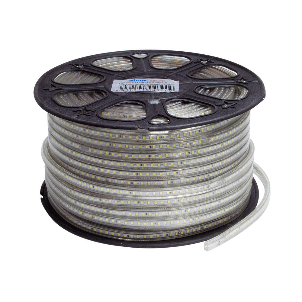 Tira LED al corte de exterior 220v 1260 lm blanco cálido 1 m IP65 ...