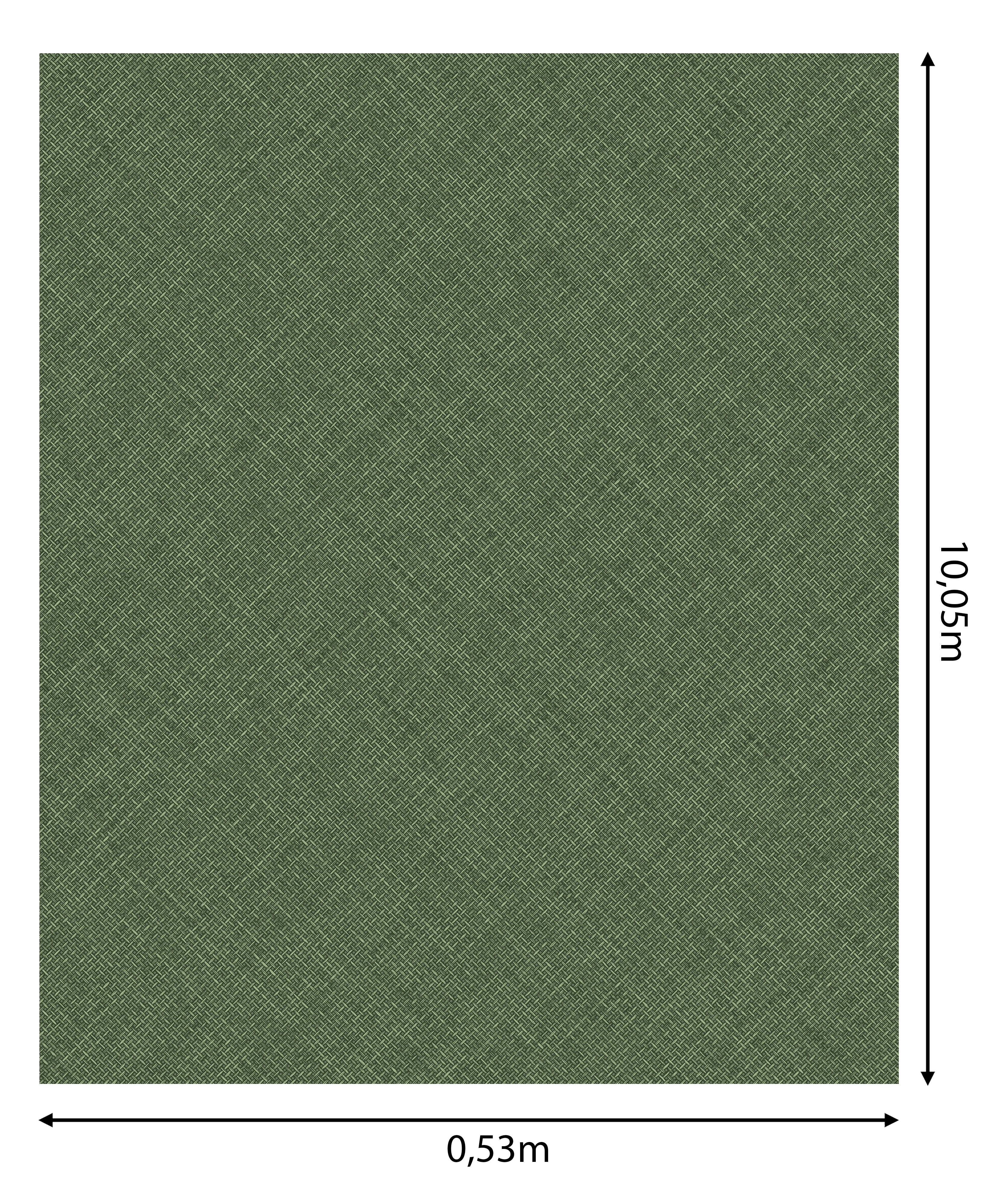 Papel pintado vinilo aplicación cola en pared Liso Pandora verde ...