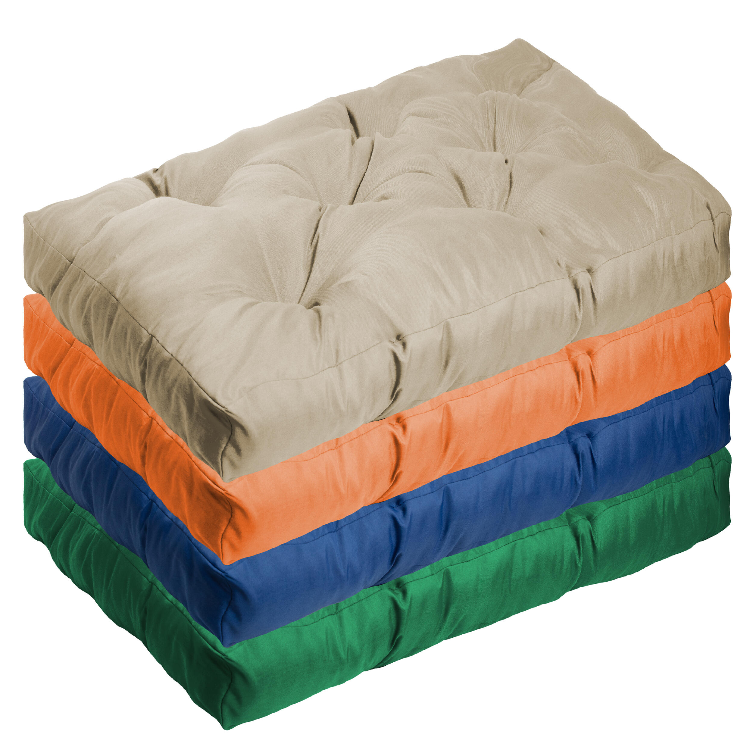 Cuscino da pavimento Futon Mykonos verde x 120 cm | Leroy Merlin