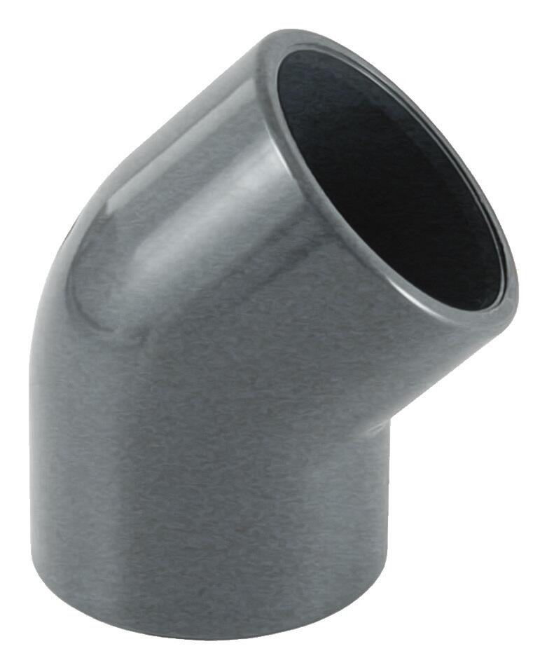 Codo 45° de PVC presión Ø 50 mm | Leroy Merlin