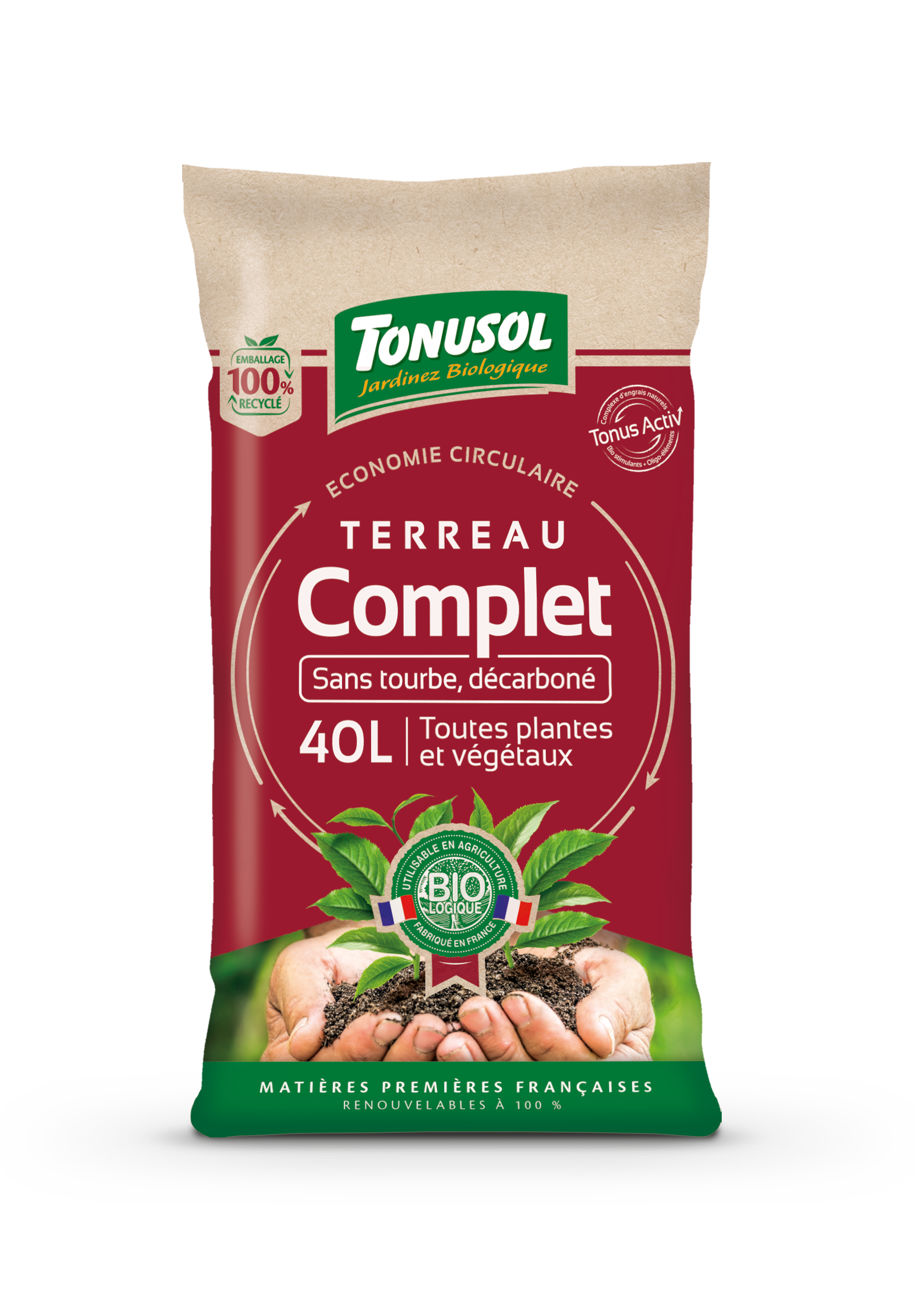 Compost universel TONUSOL, 40 l | Leroy Merlin