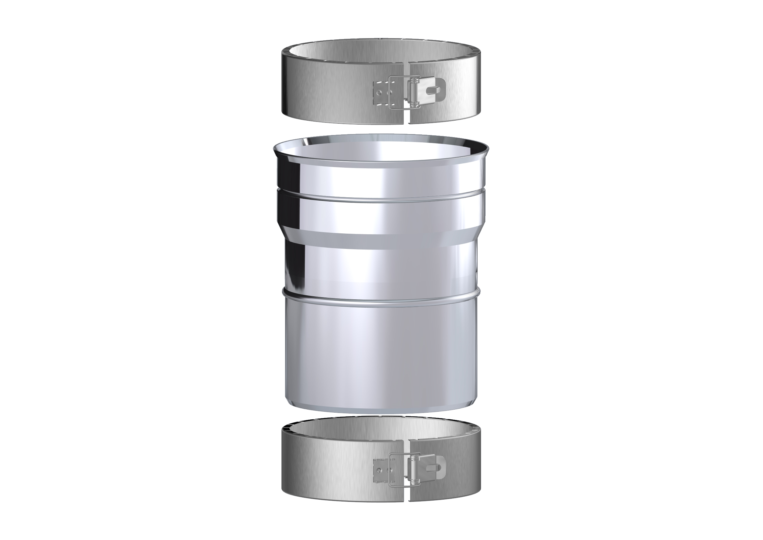 Adaptador condensación DINAFLEX a DINAFLEX Ø130 inox | Leroy Merlin