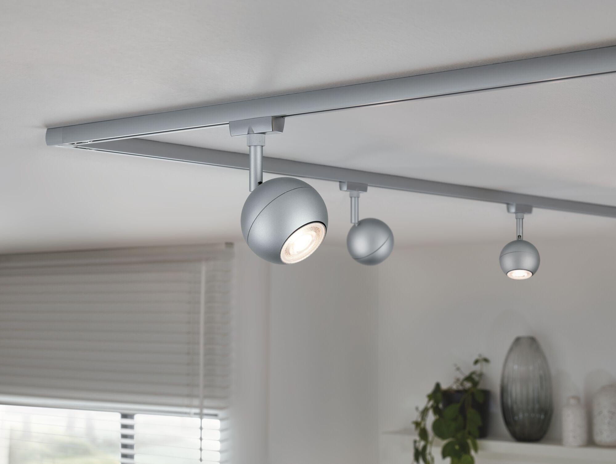 Spot URAIL Tup, GU10 230V, métal chrome, PAULMANN | Leroy Merlin