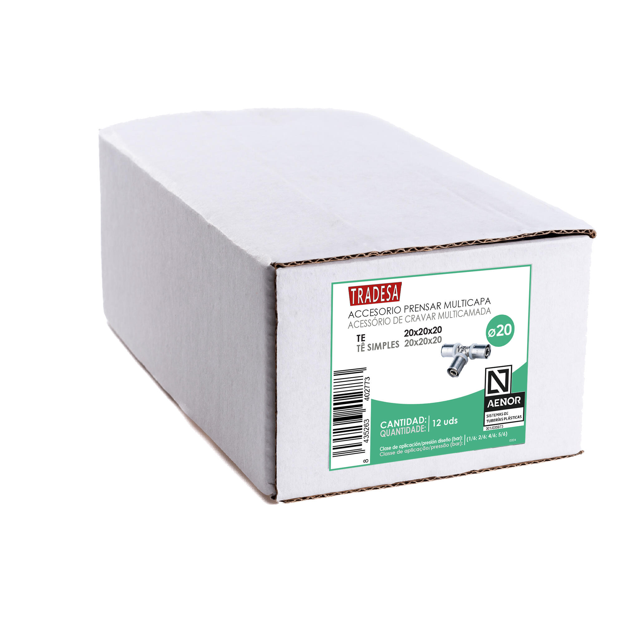 Caja 12 unidades te press 20mm | Leroy Merlin