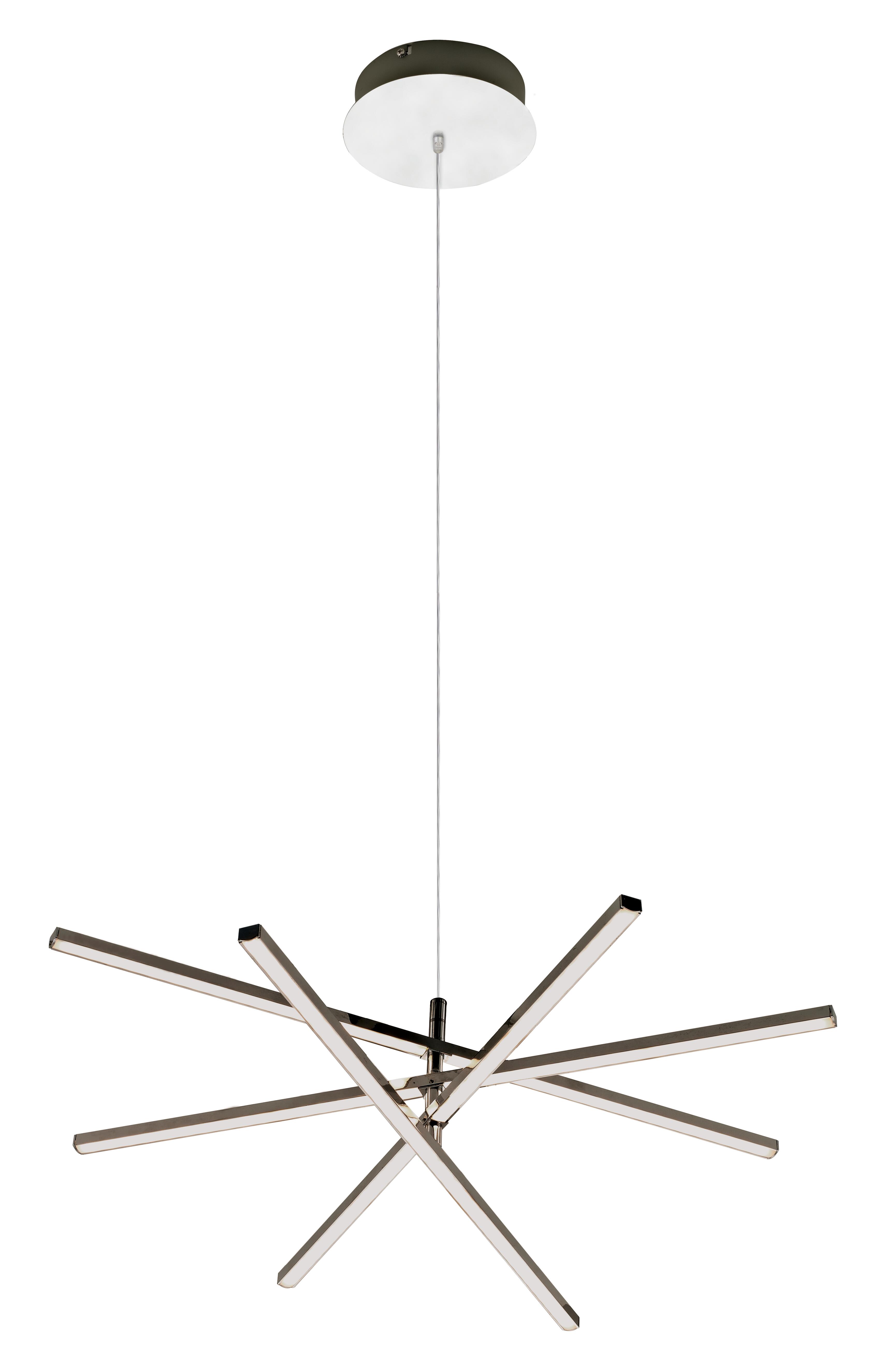 Lampadario LED moderno Concord grigio, luce naturale 2680 lumen ...