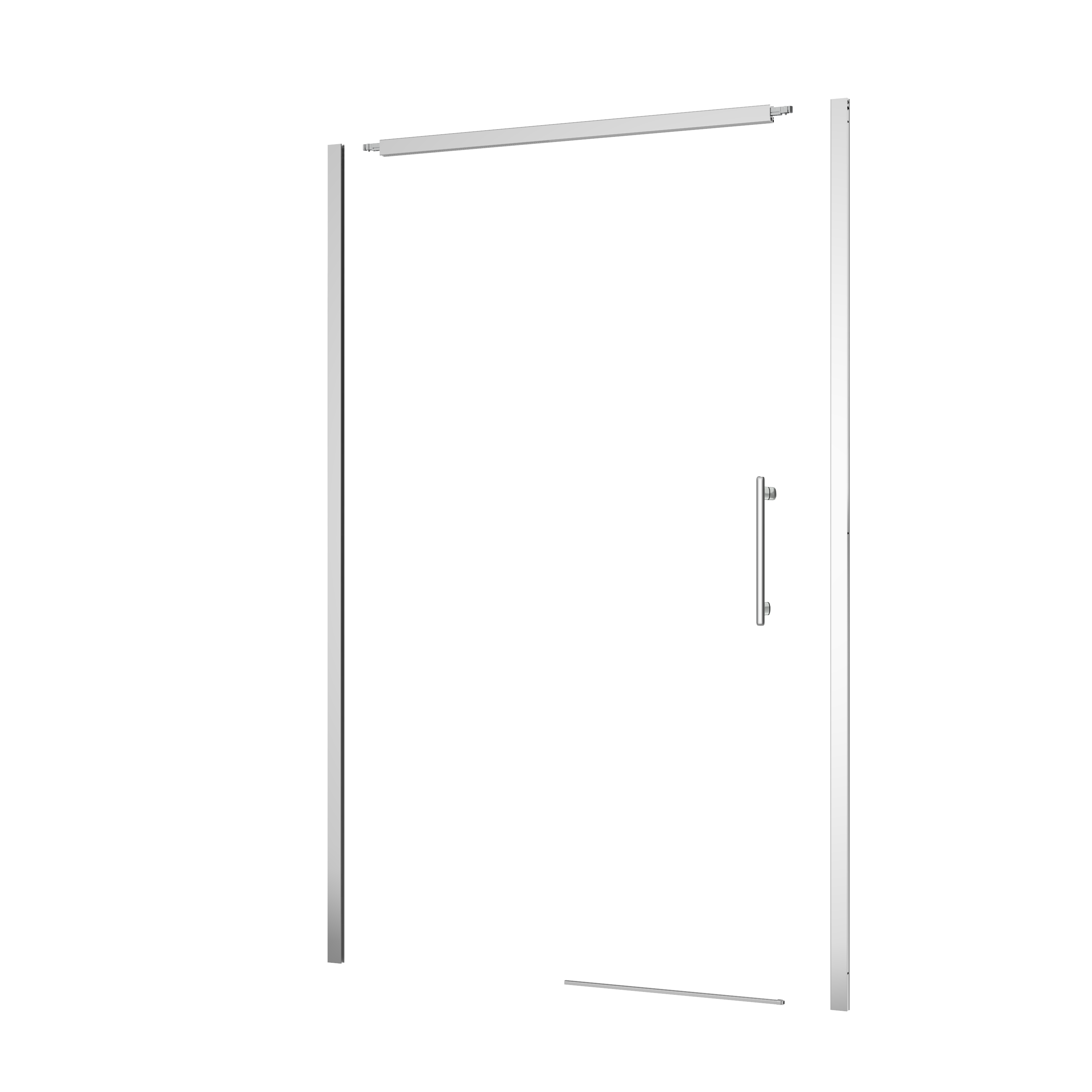 Kit perfiles para mampara corredero plata Remix2 100x195 cm | Leroy Merlin