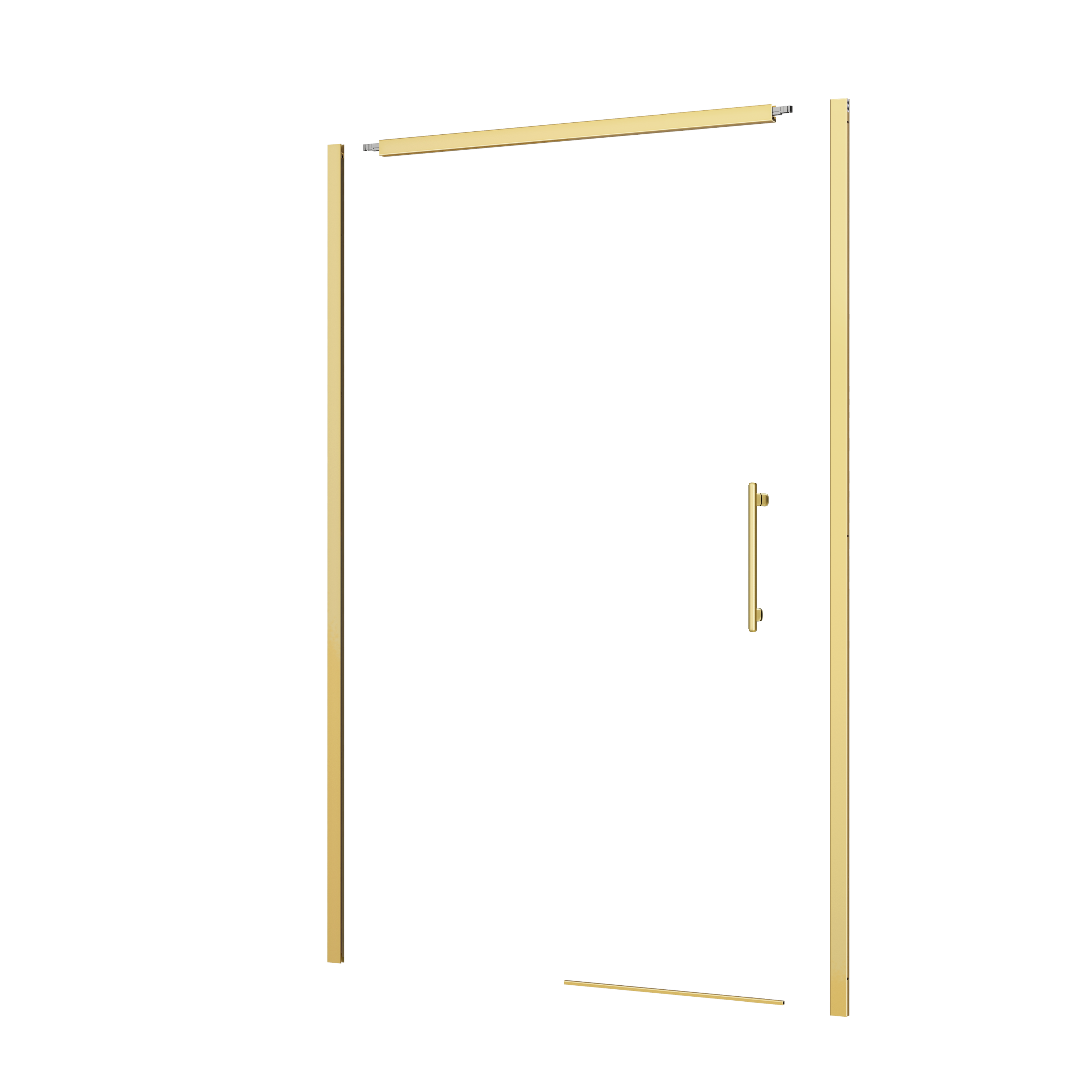 Kit perfiles para mampara corredero oro Remix 100x195 cm | Leroy Merlin