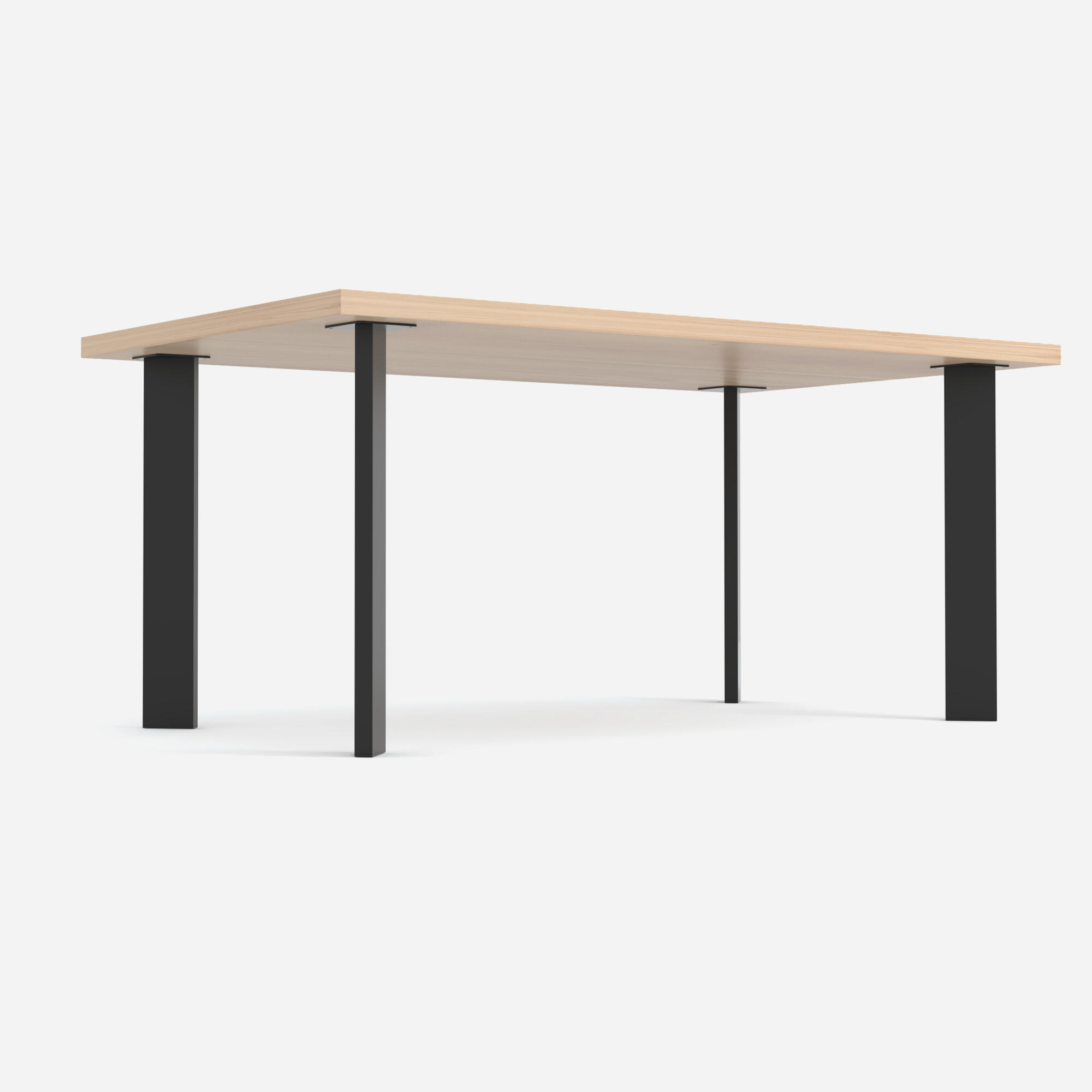 Pata para mesa de acero color negro altura 70 cm | Leroy Merlin