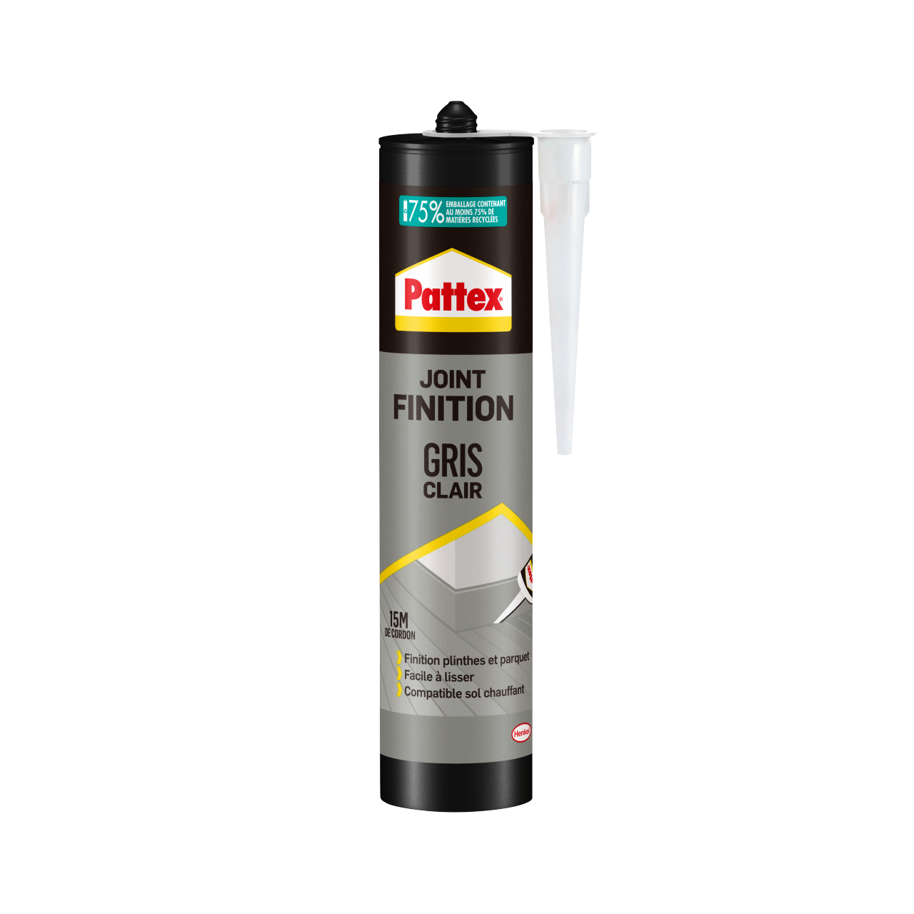 Mastic d'étanchéité Joint de finition PATTEX gris clair 280ml | Leroy ...