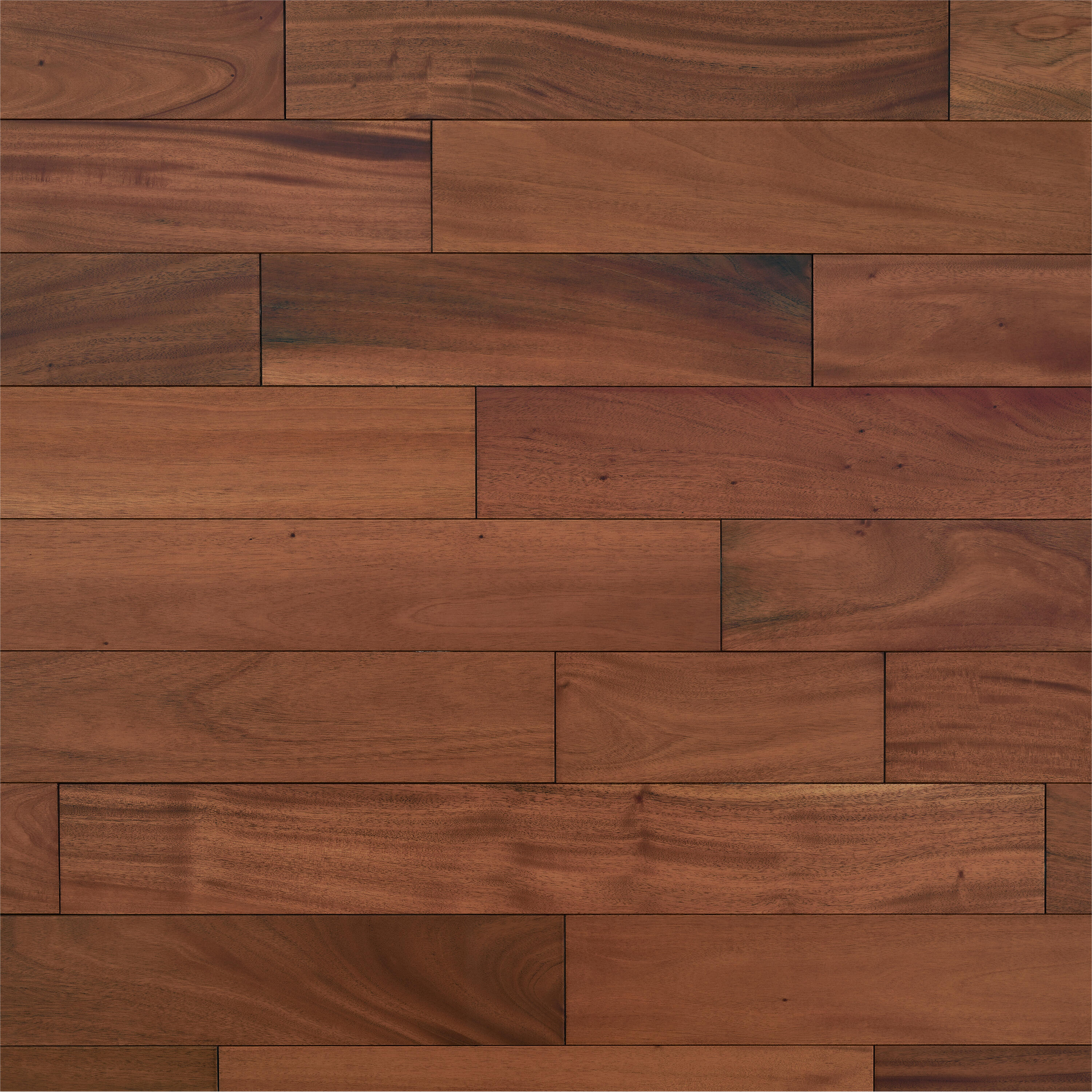 Parquet massif acajou verni M WOODFLOORING, l.12 cm | Leroy Merlin