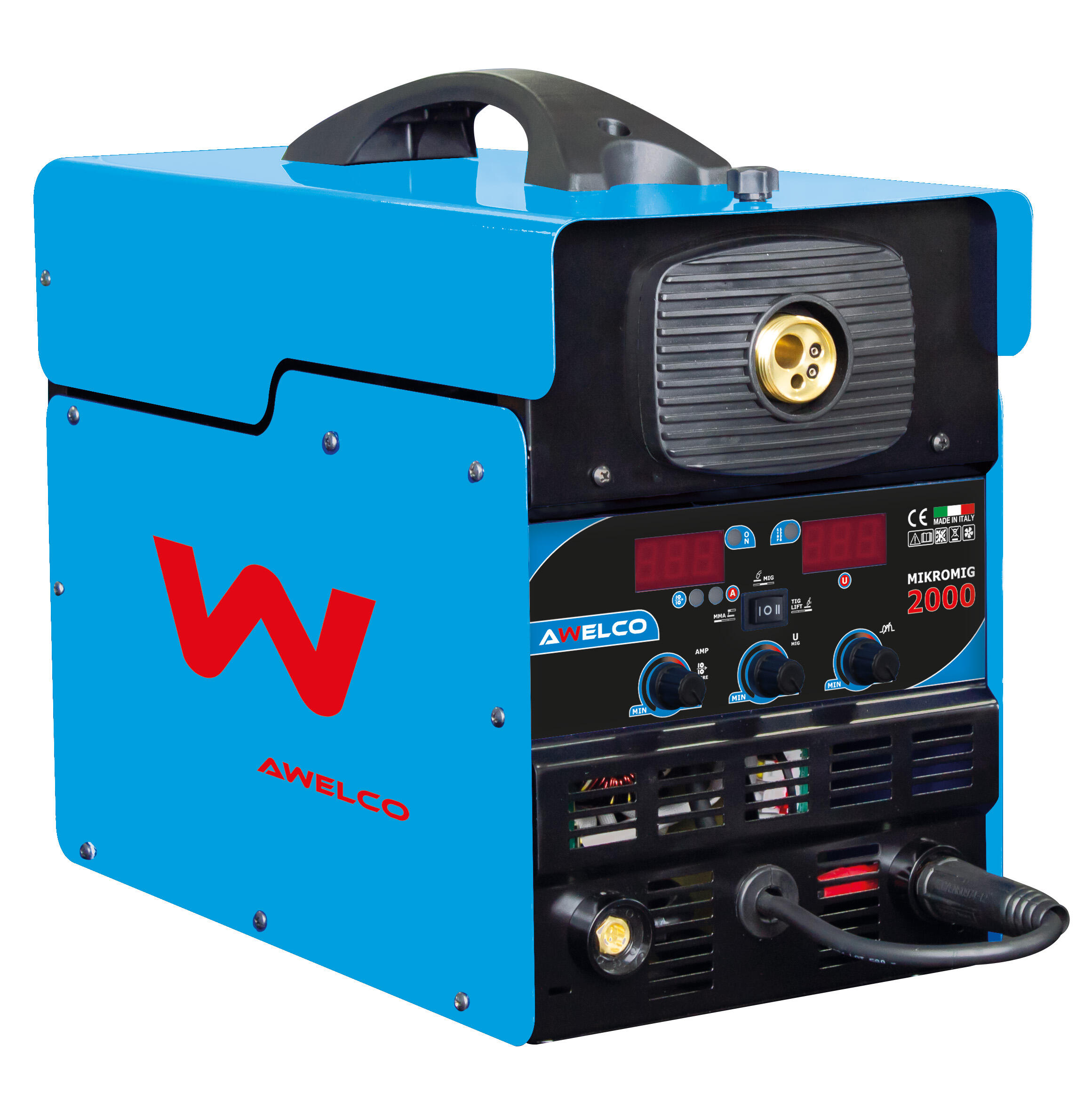 Saldatrice inverter AWELCO MIKROMIG 2000 mig-mag 200 A 5600 W | Leroy Merlin