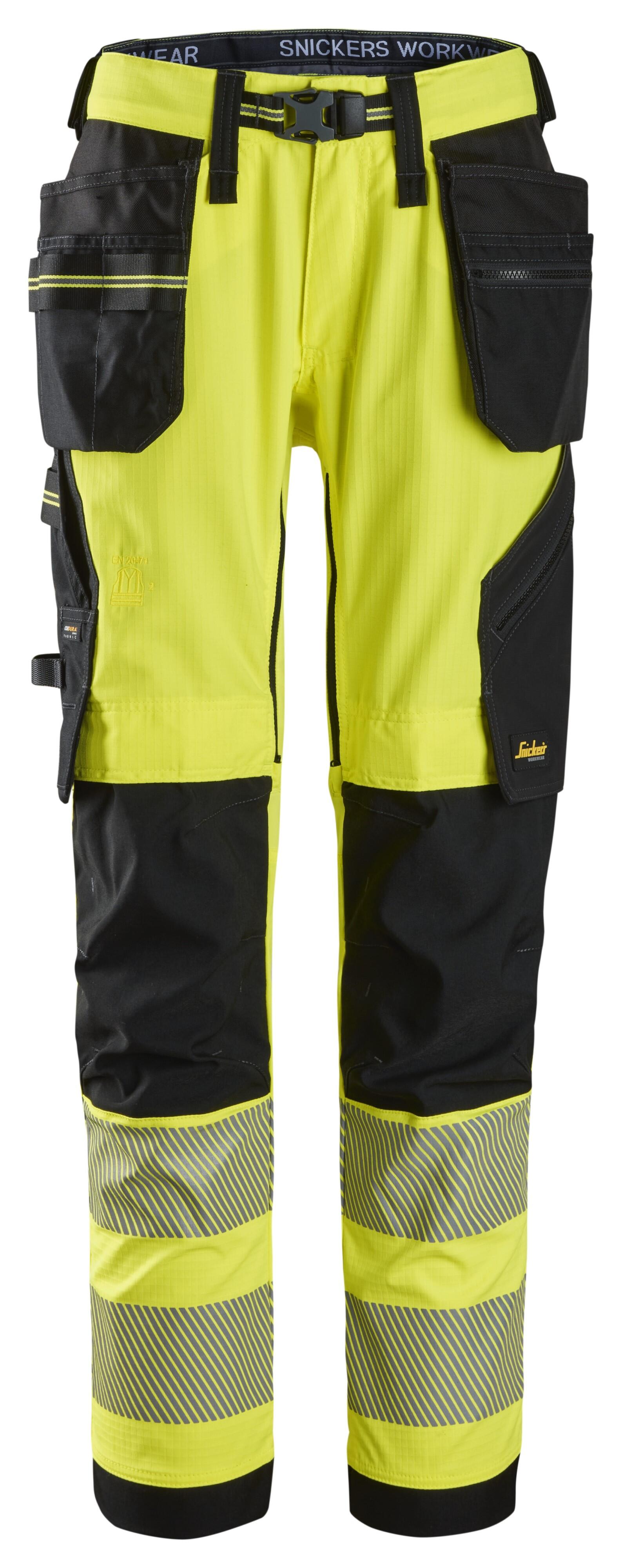 Pantalón de trabajo SNICKERS WORKWEAR 6943-6604amarillo chillón T 50 ...