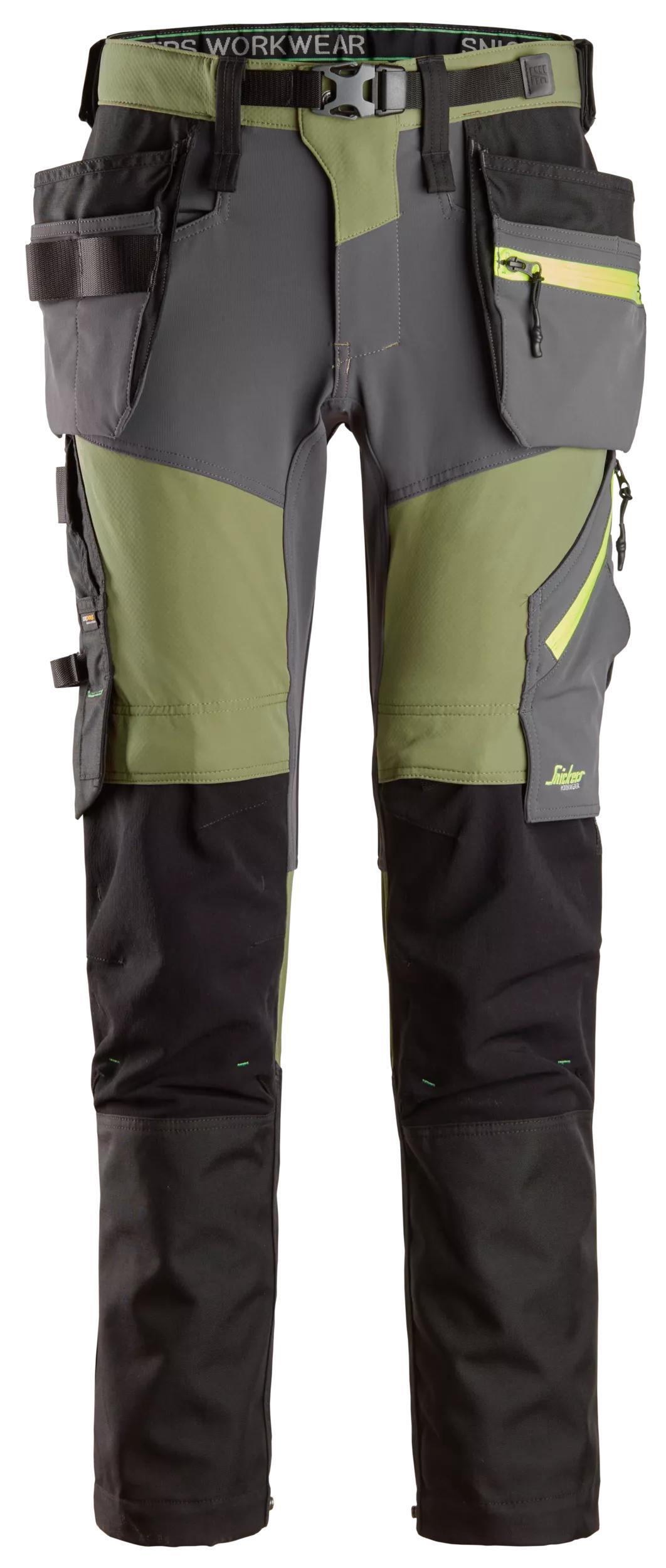 Pantalón de trabajo SNICKERS 6940 caqui-gris T 148 | Leroy Merlin